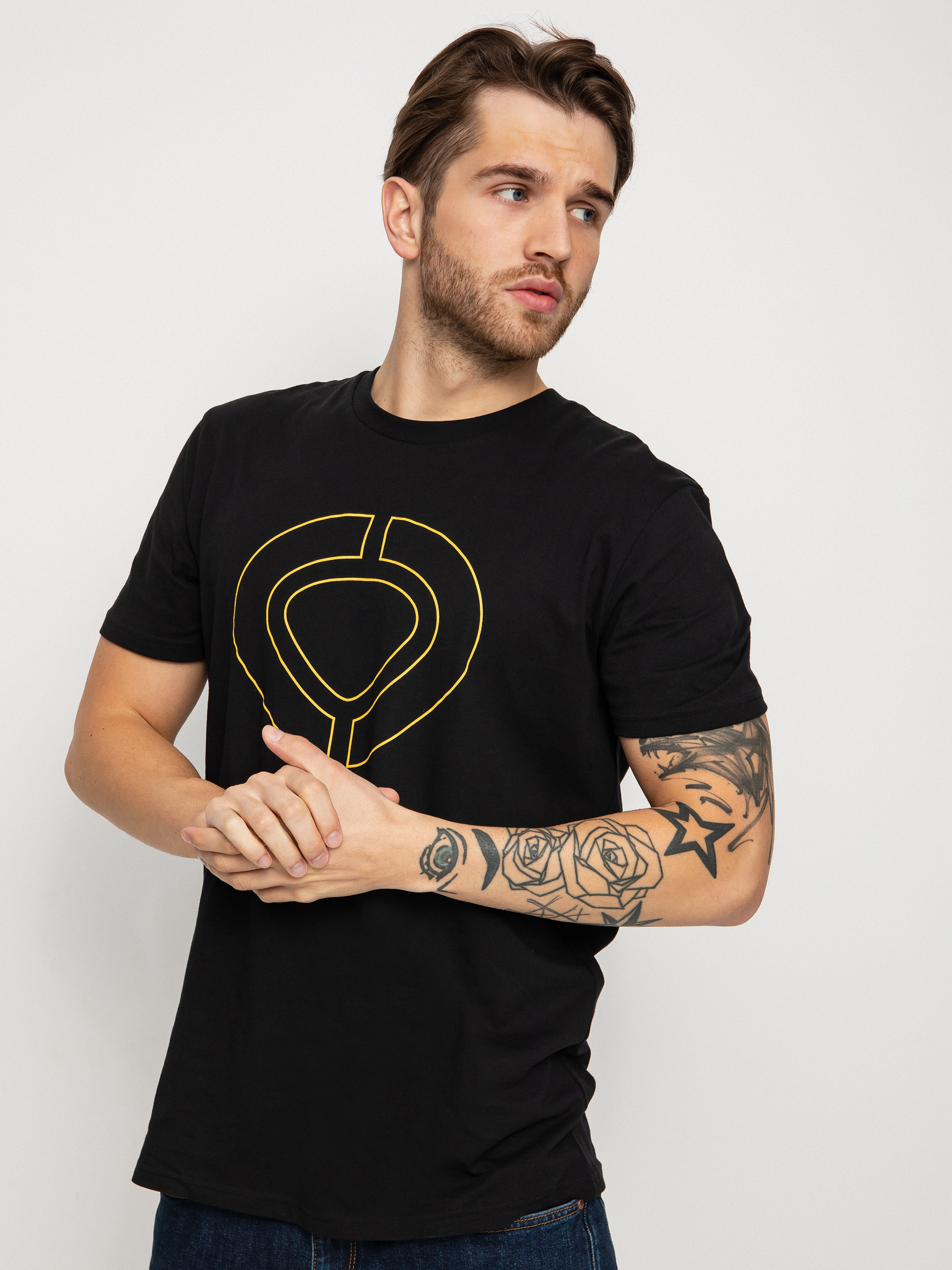 Circa Icon Track T-shirt - black (black/gold)