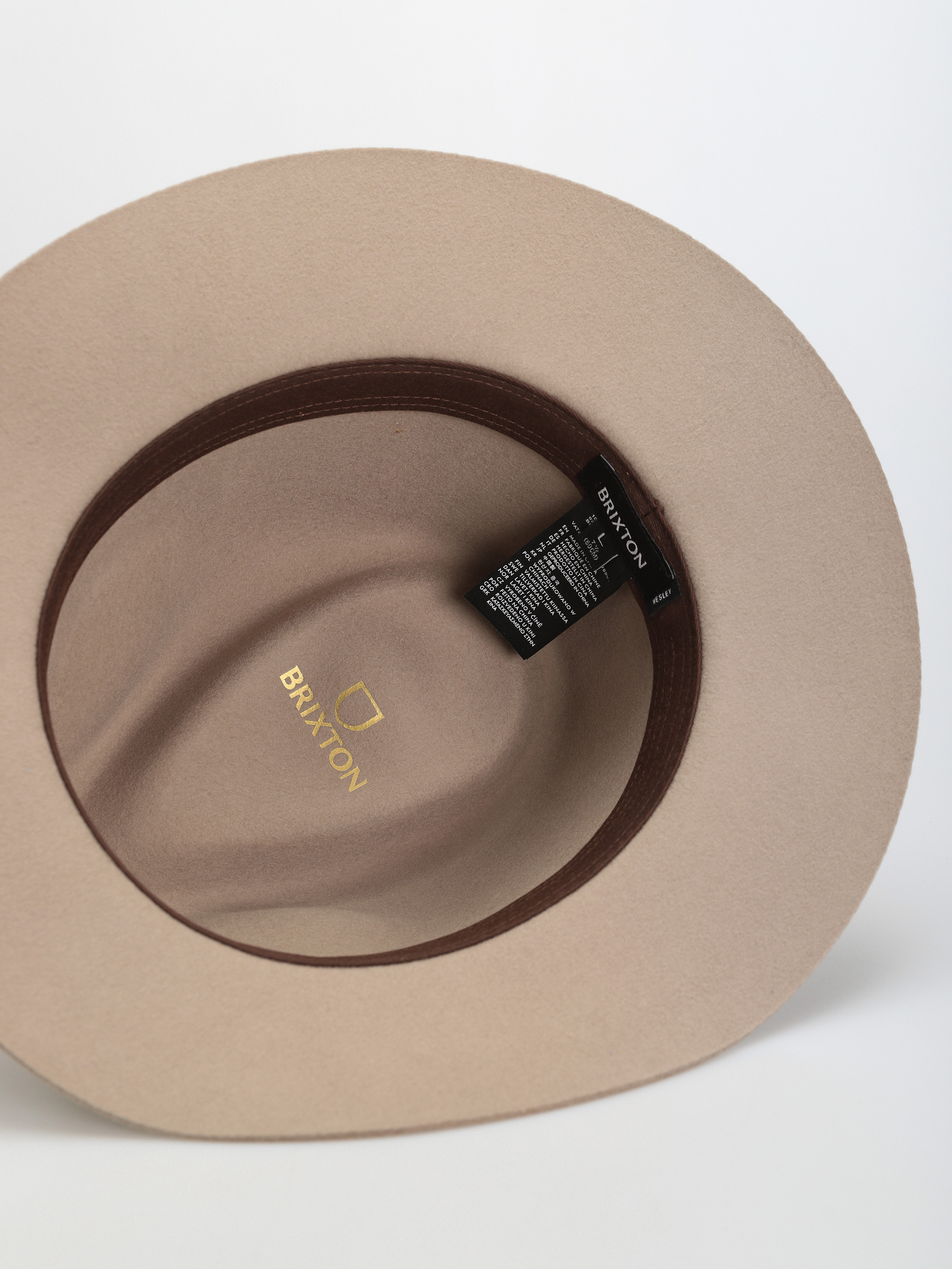 Brixton Wesley Fedora Hat (safari)