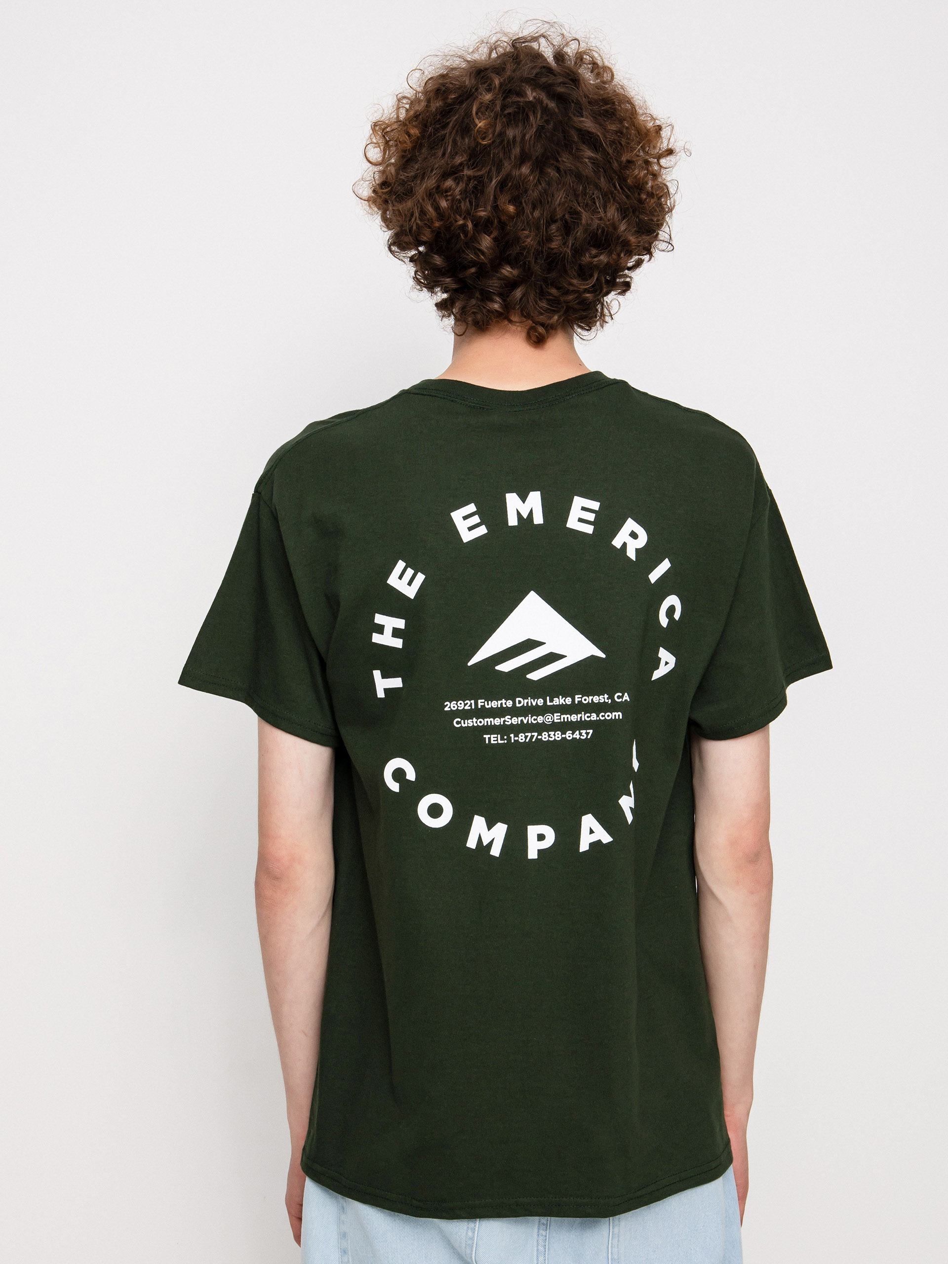 Emerica Logo Lockup T-shirt (forrest)