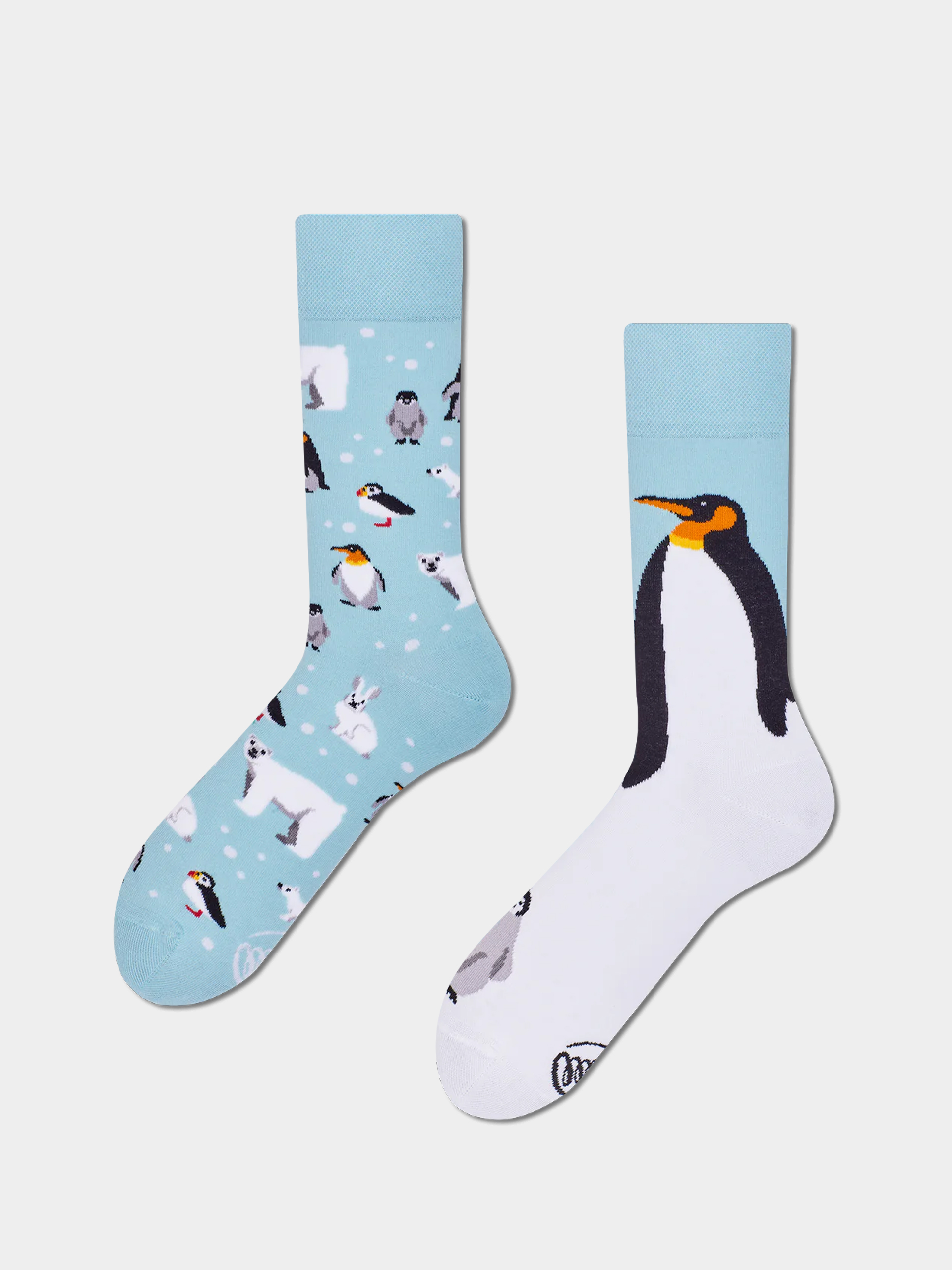 Many Mornings Frosty Friends Socks - white, blue (frosty/blue/white)