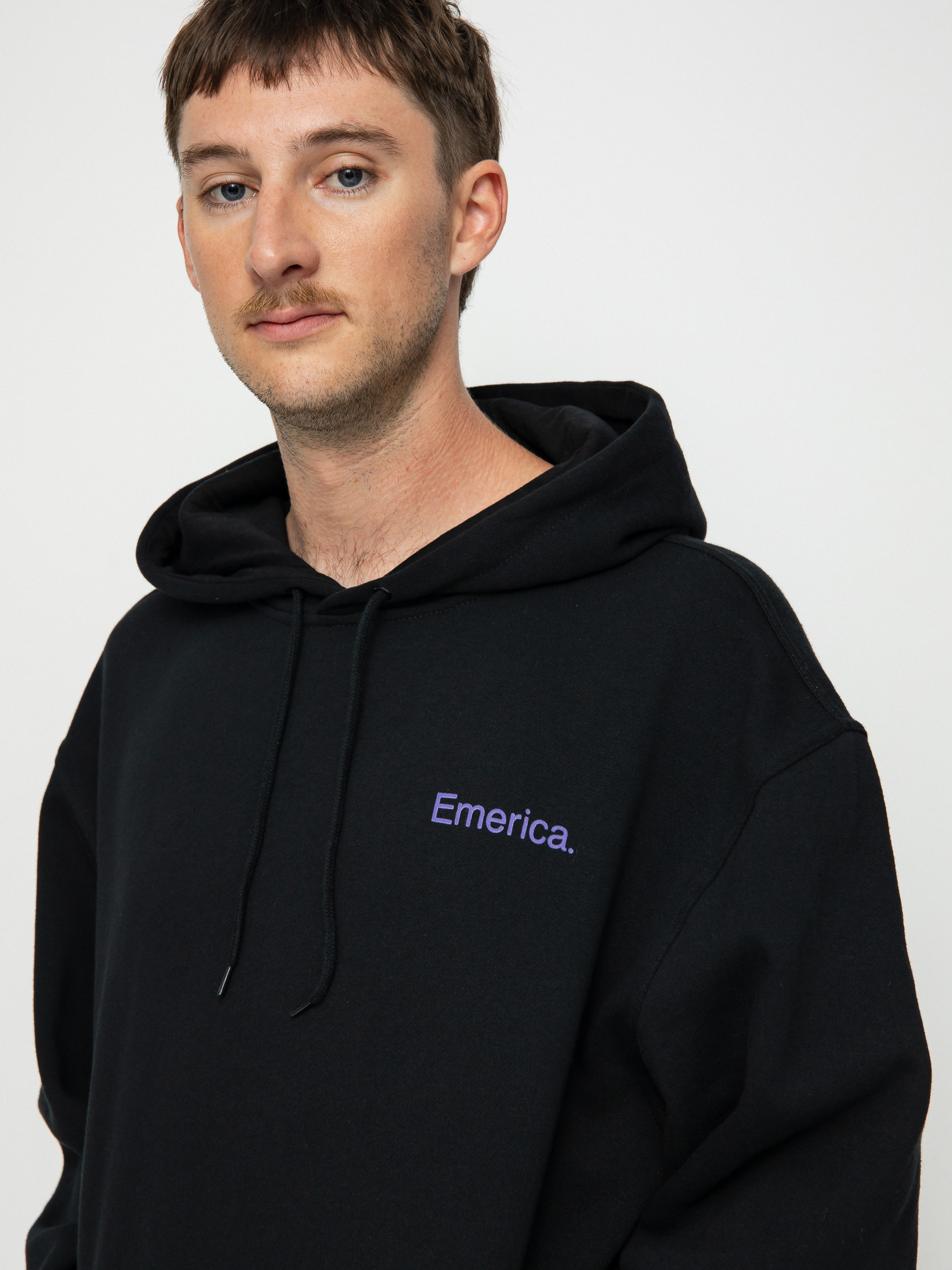 Emerica Pure Triangle Hoodie (black/purple)