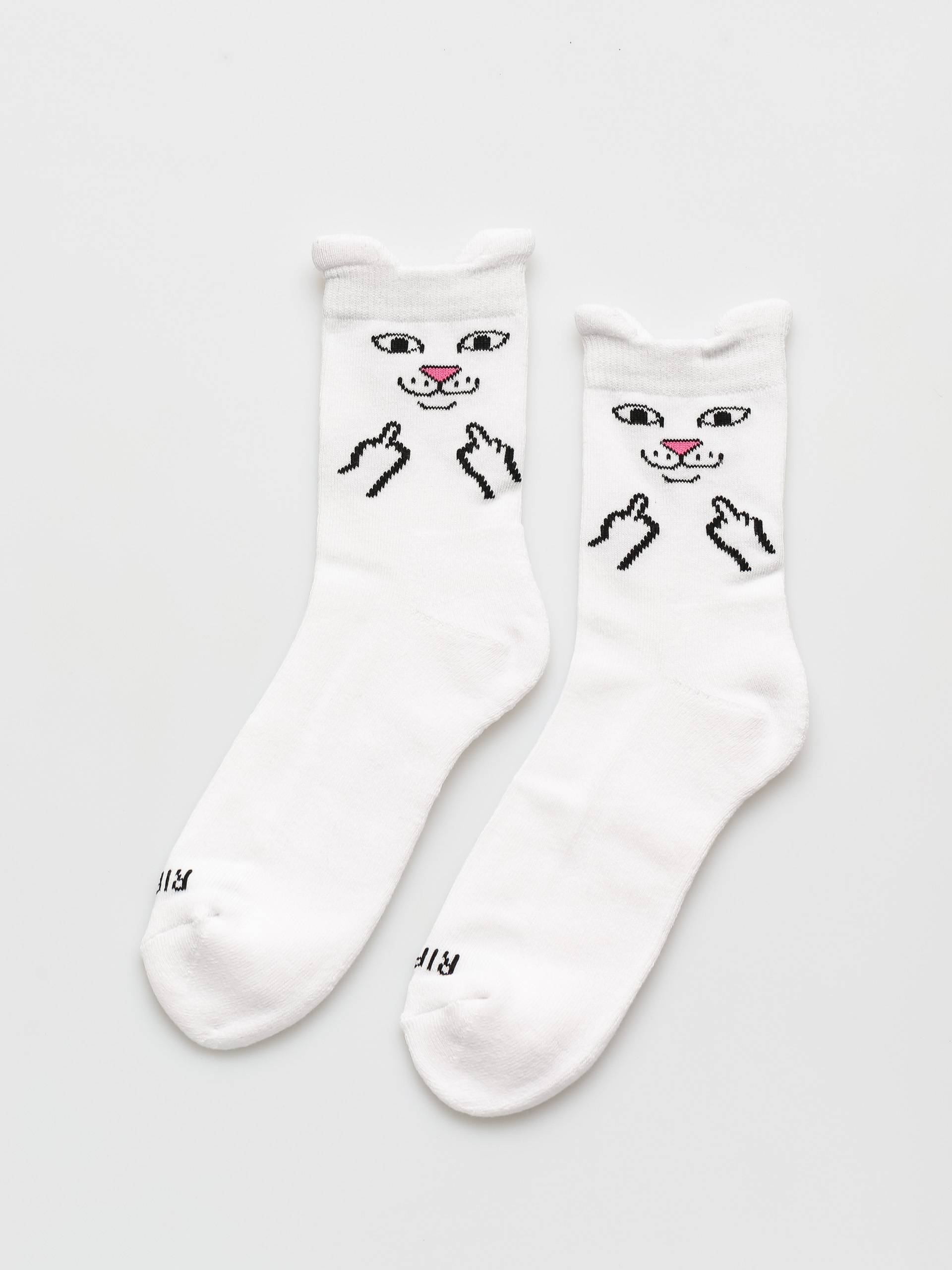 RipNDip Nerm Face Mid Socks - white (white)