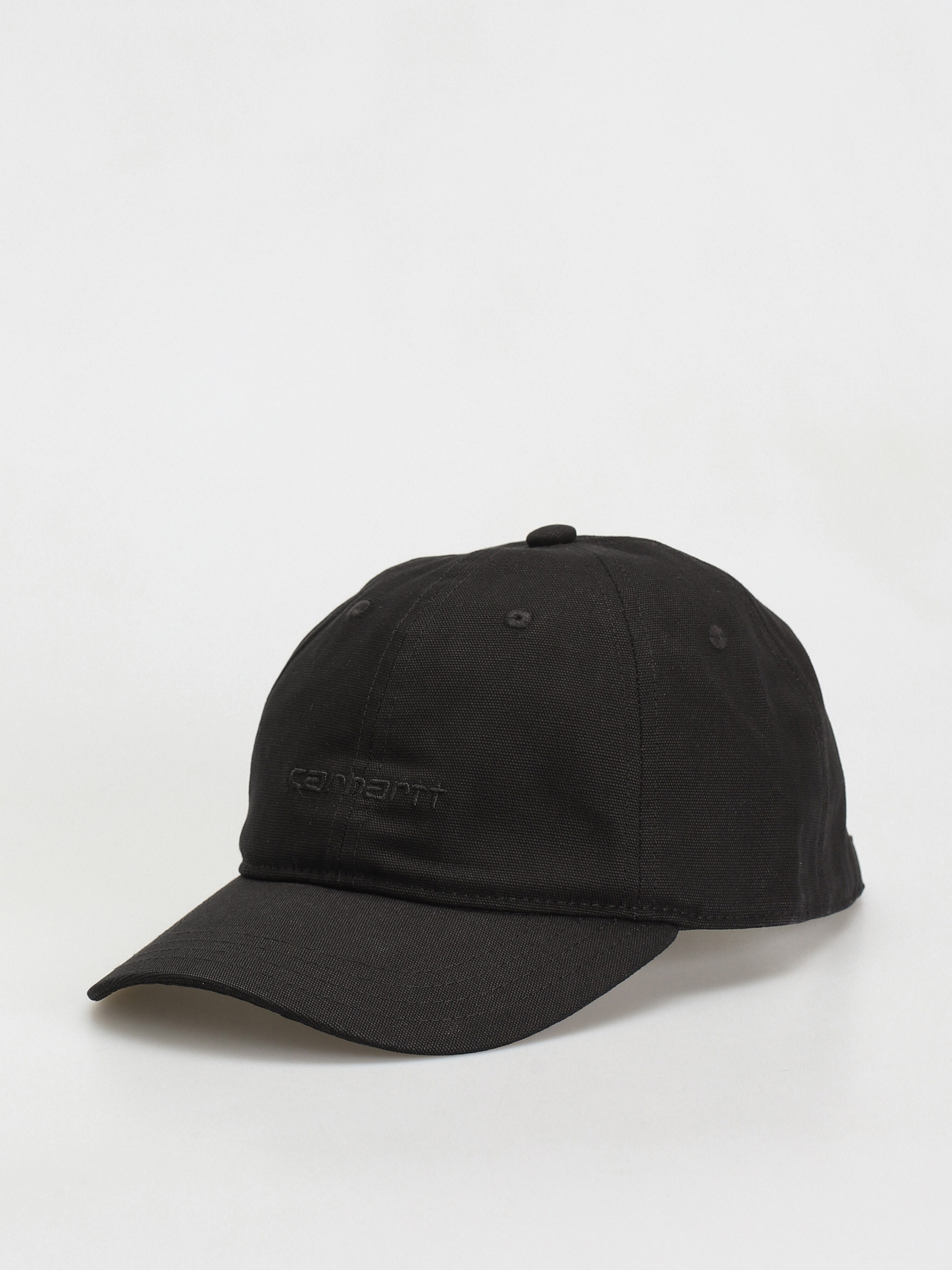 Carhartt WIP Canvas Script Cap (black/black)