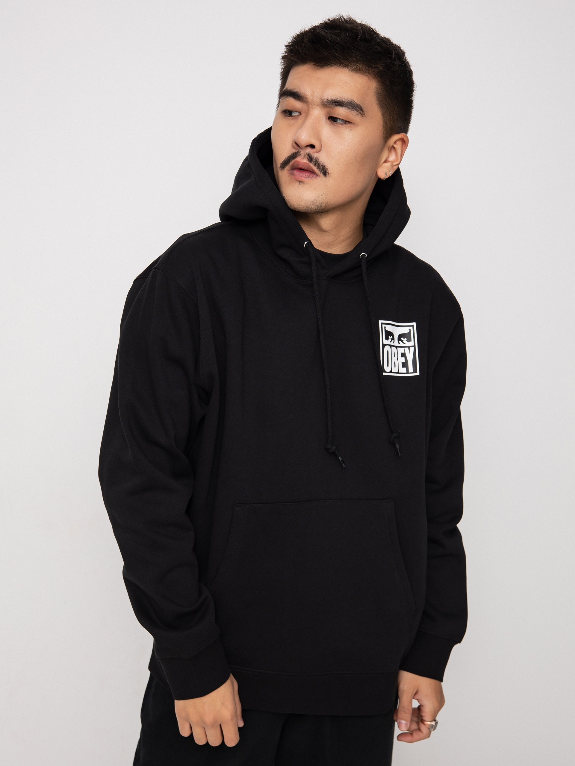 OBEY Obey Eyes Icon HD Hoodie - black (black)