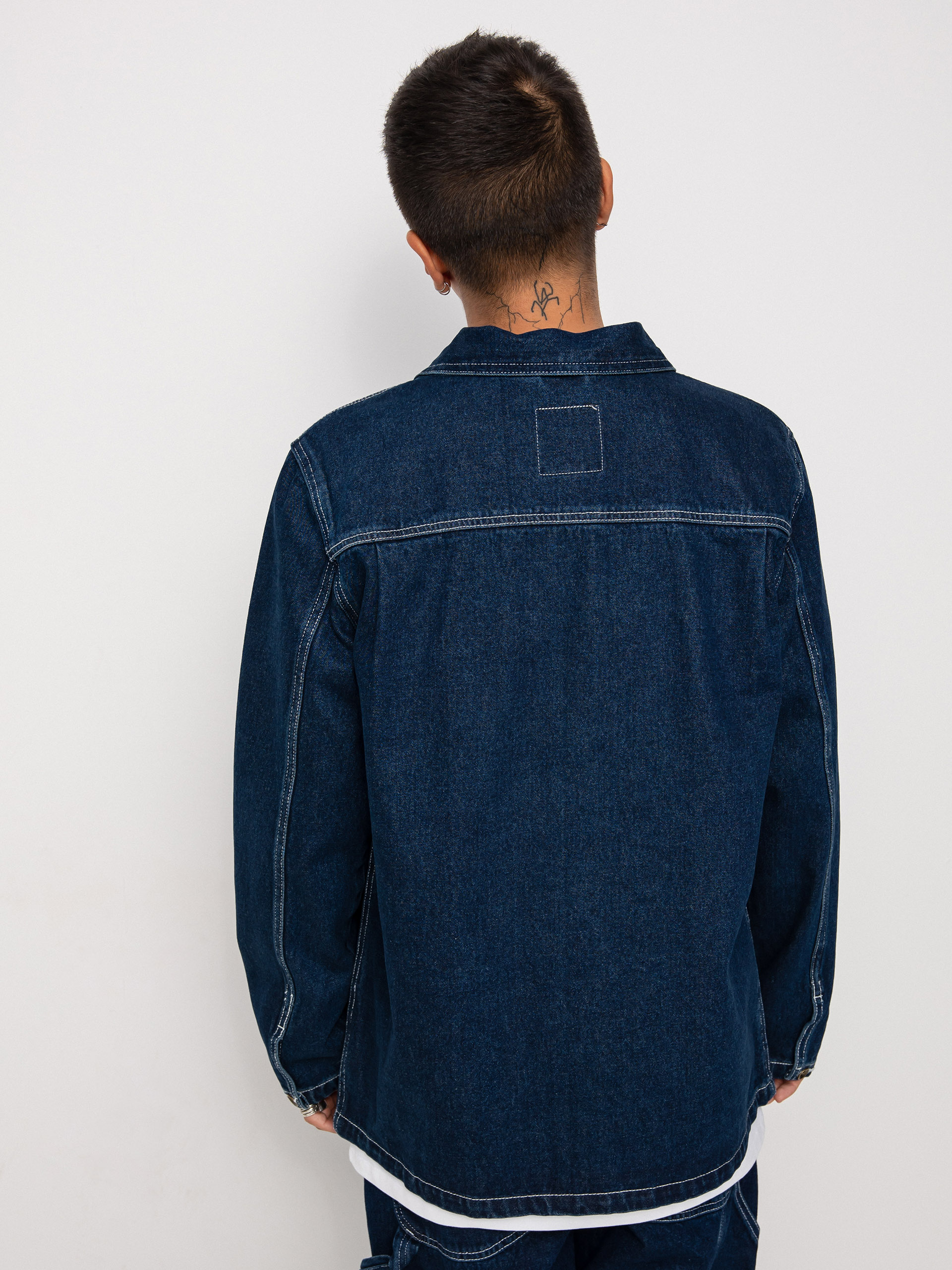 Vans Drill Chore Coat Denim Jacket - blue (midnight rinse)