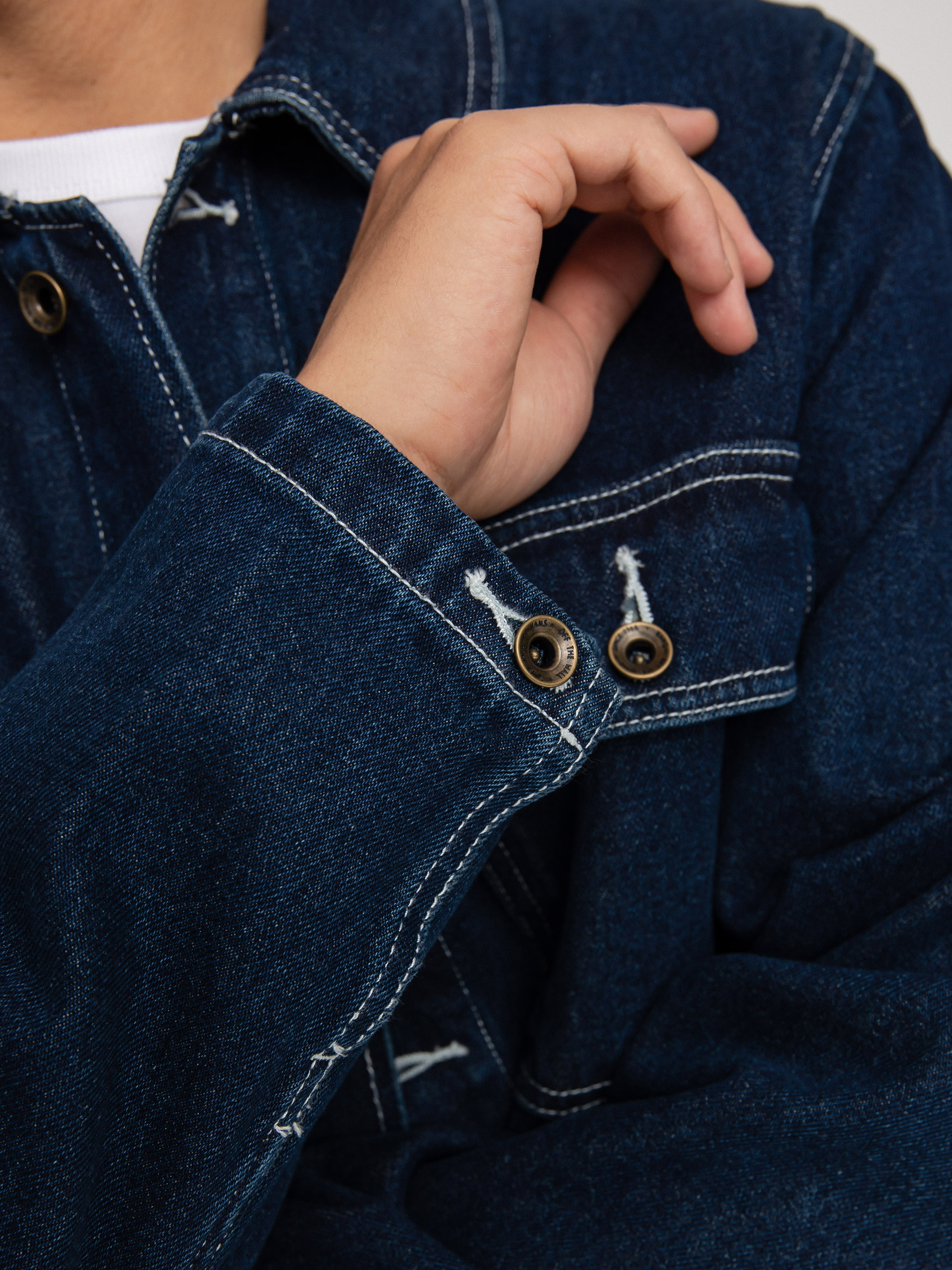 Vans Drill Chore Coat Denim Jacket - blue (midnight rinse)
