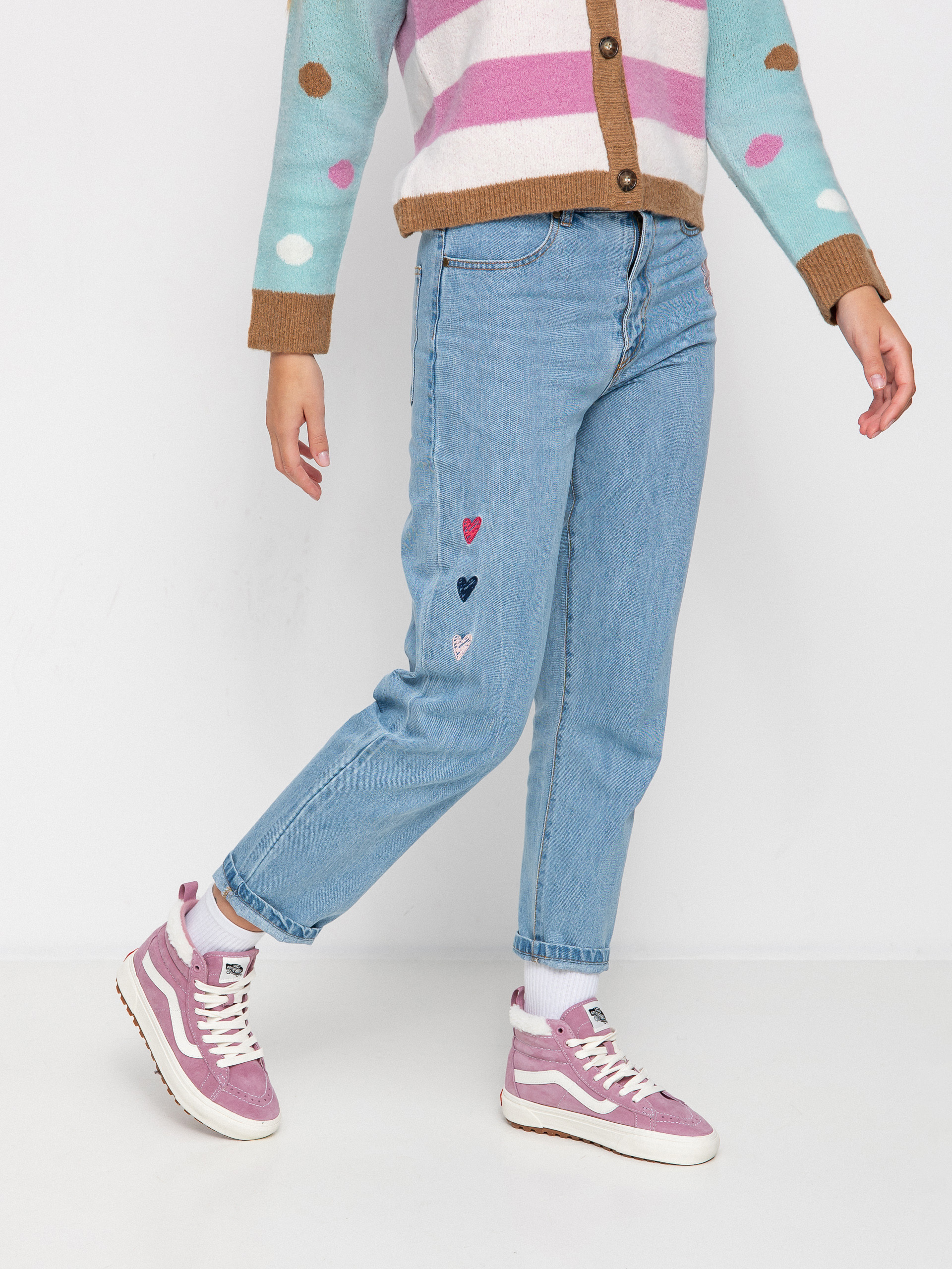 Femi Stories Otto Pants Wmn - blue (ldm)