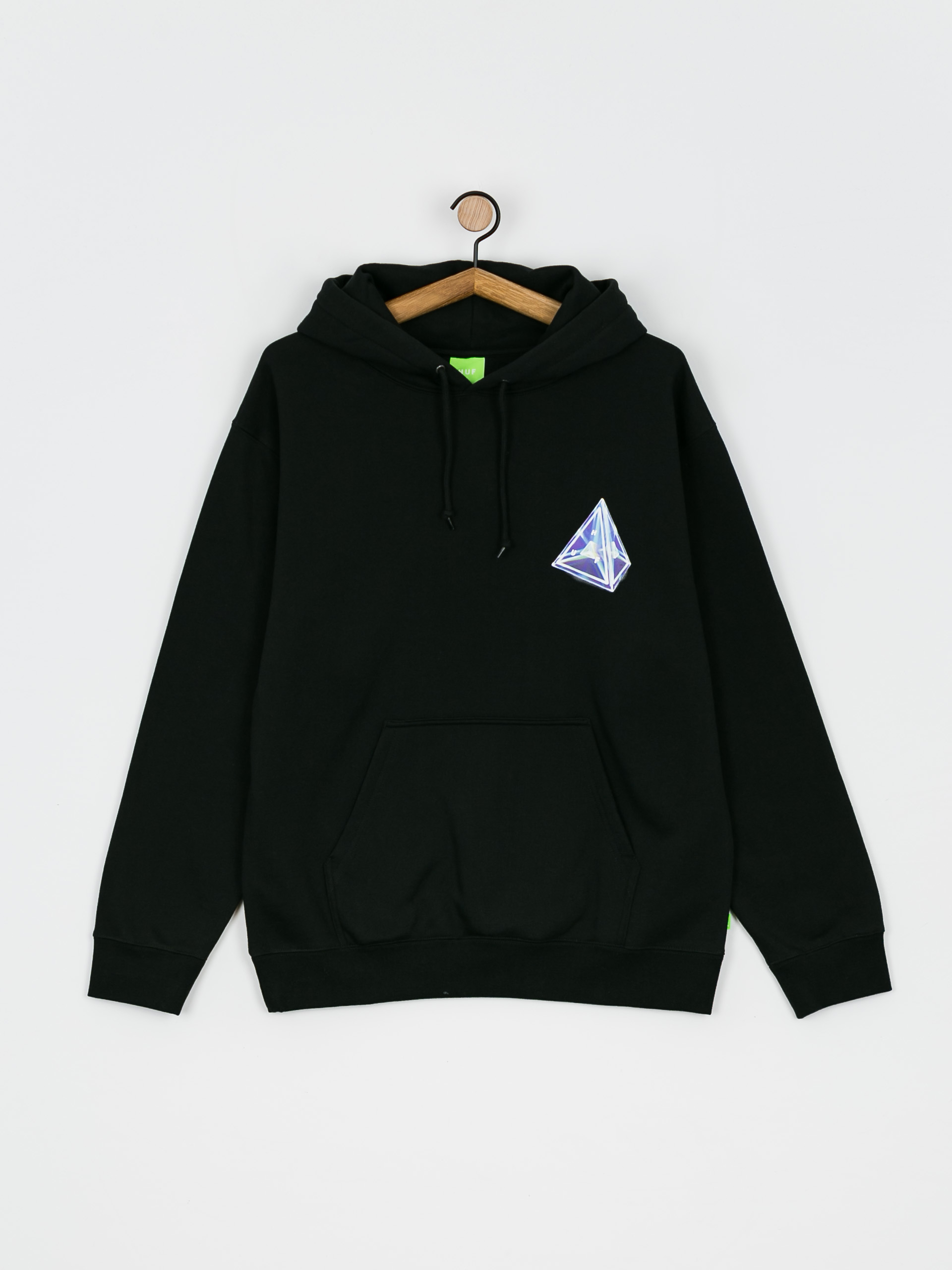 HUF Tesseract Triple Triangle HD Hoodie (black)