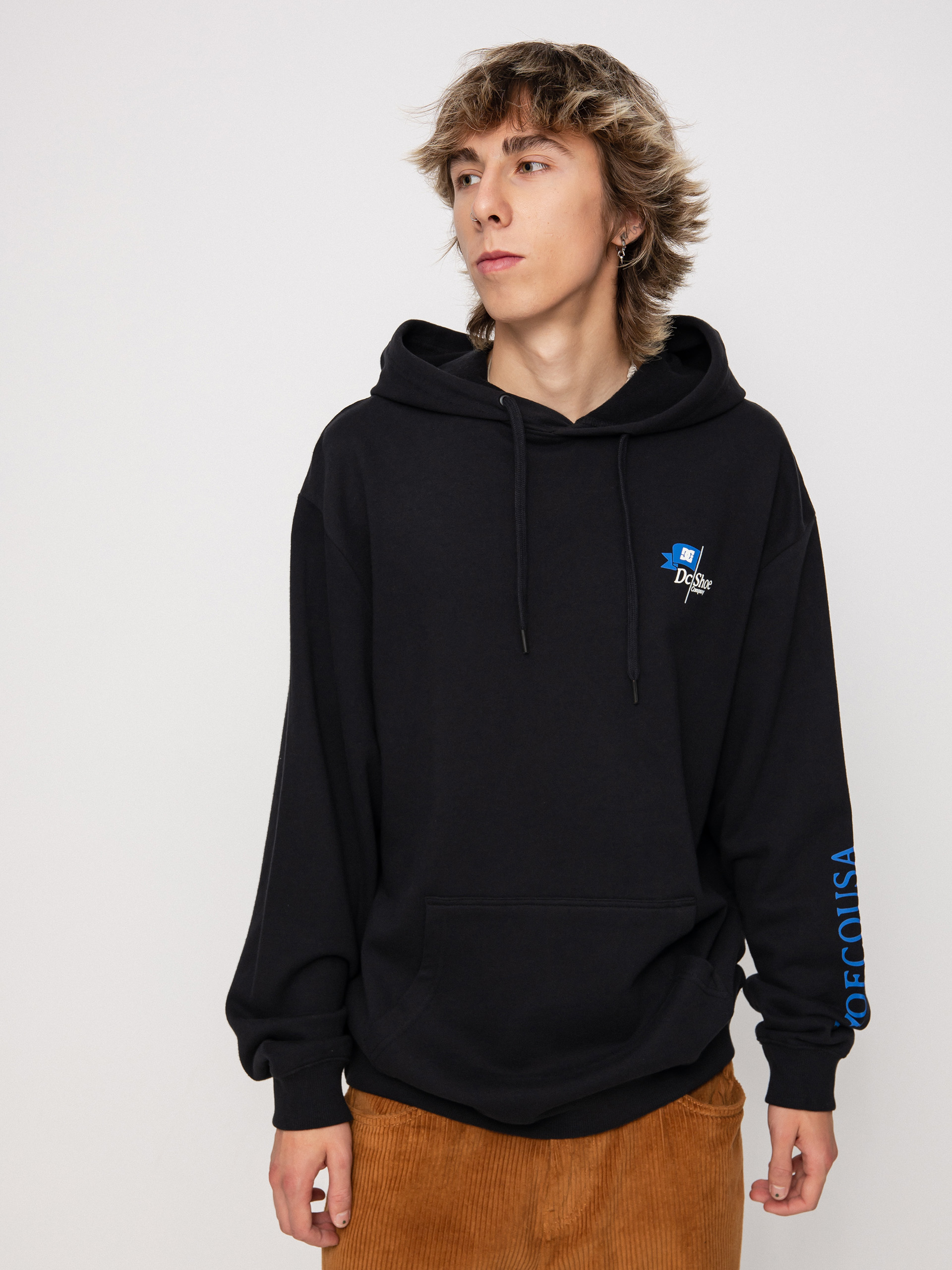 DC Flagged HD Hoodie - black (black)