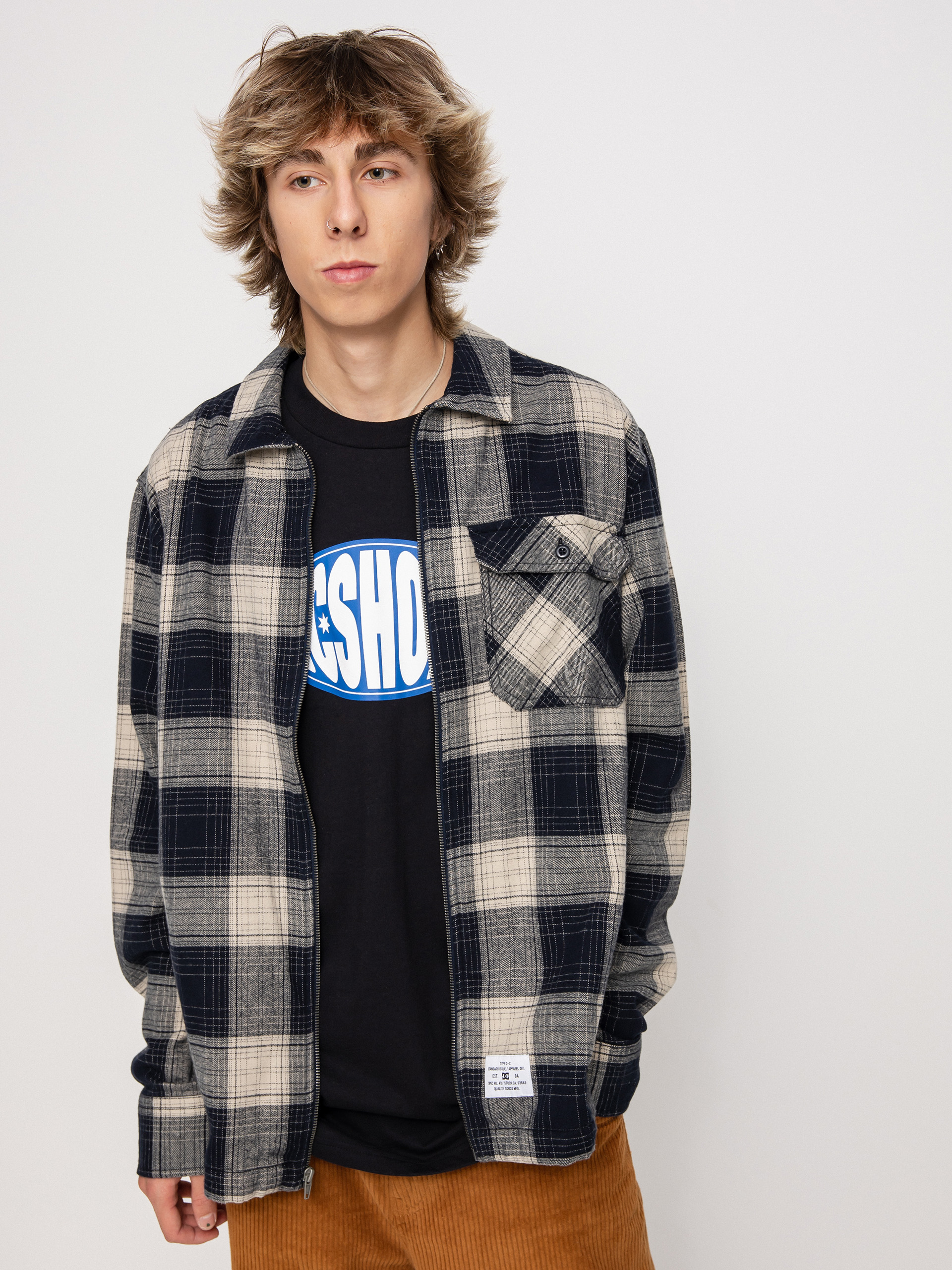 DC The Trapper Shirt (navy blzr/ pelcan pl)