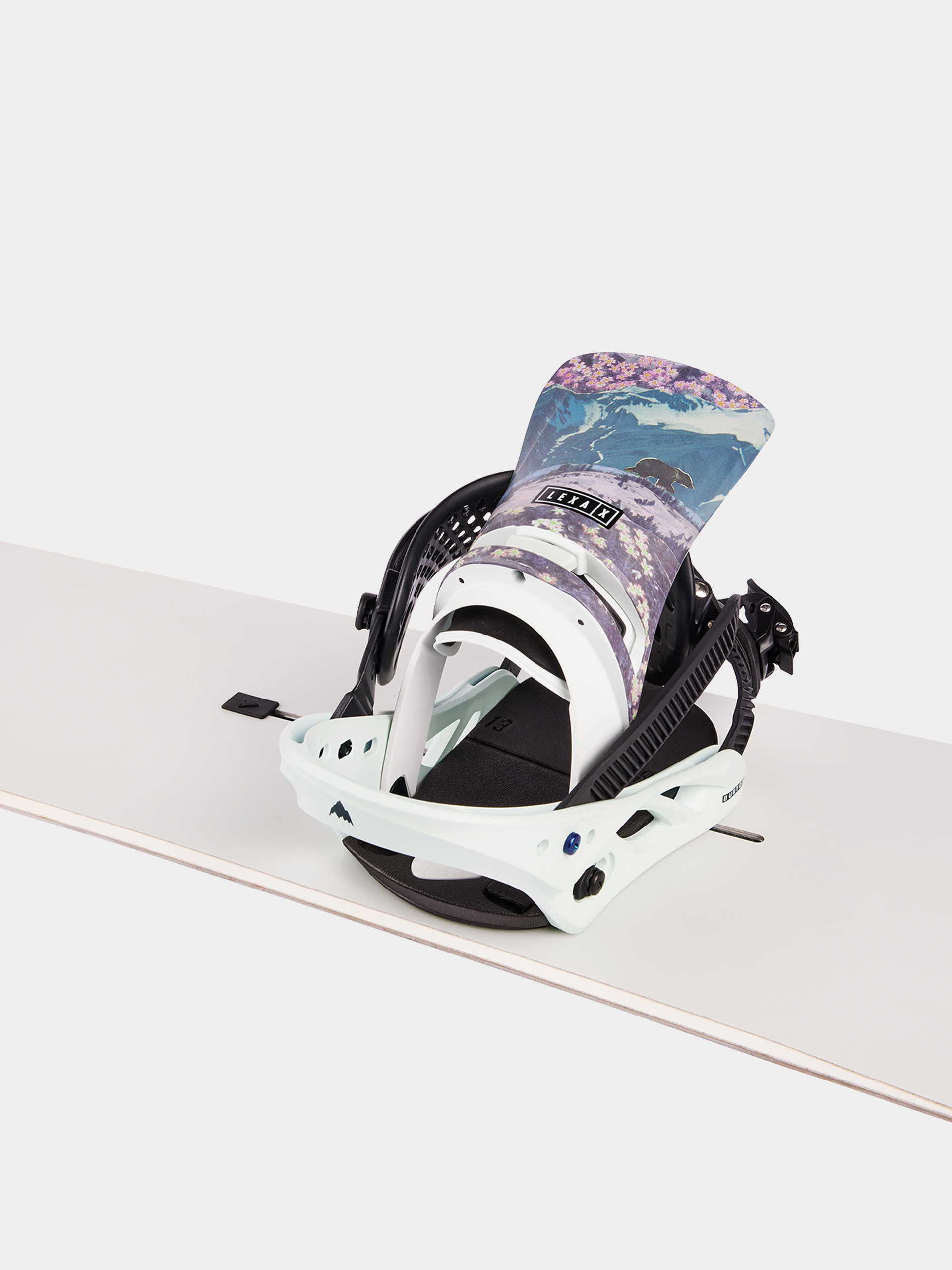 Burton Lexa X Reflex Snowboard bindings Wmn (light blue/collage)