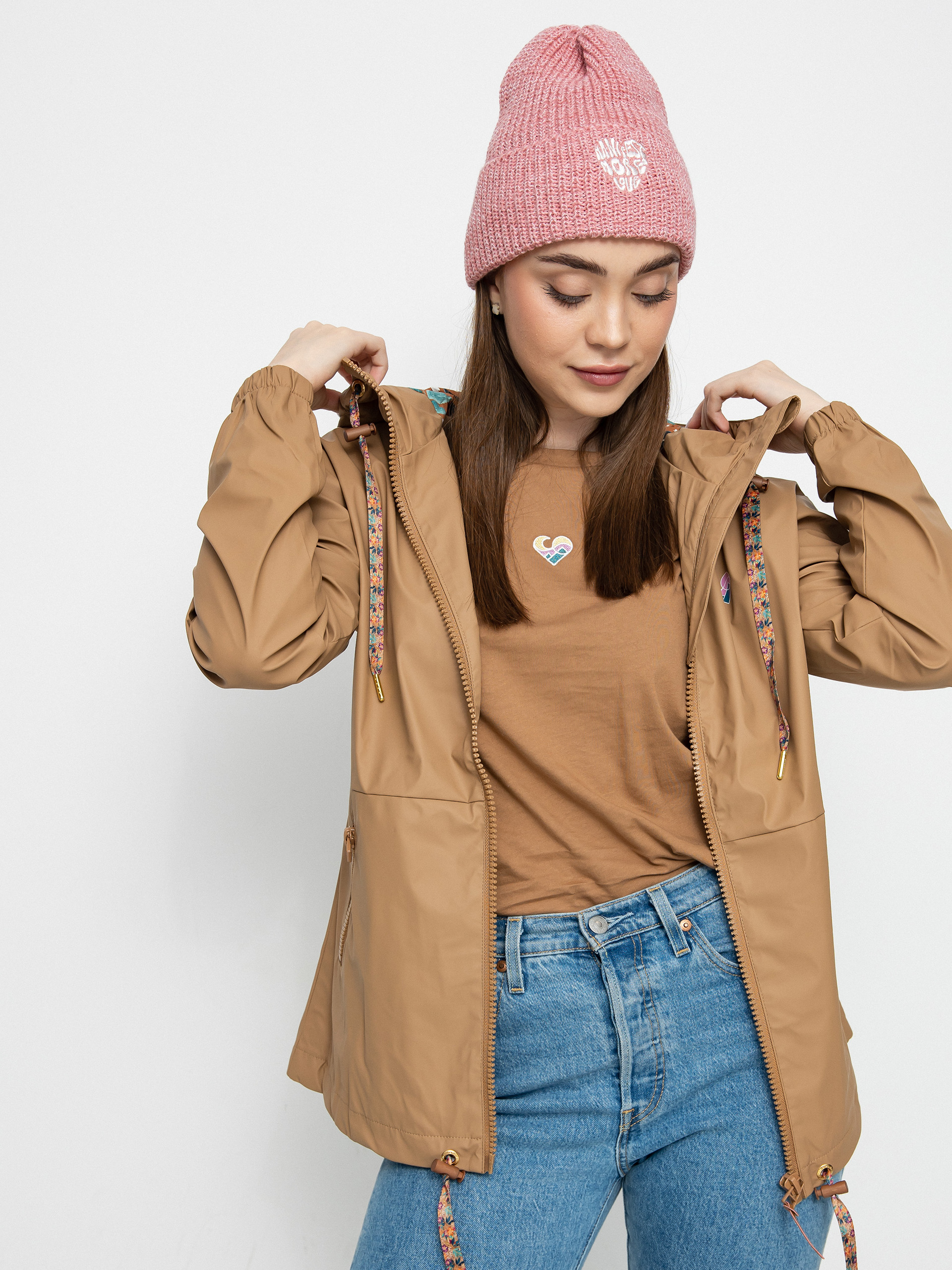 Femi Stories Karin Jacket Wmn - brown (cml)