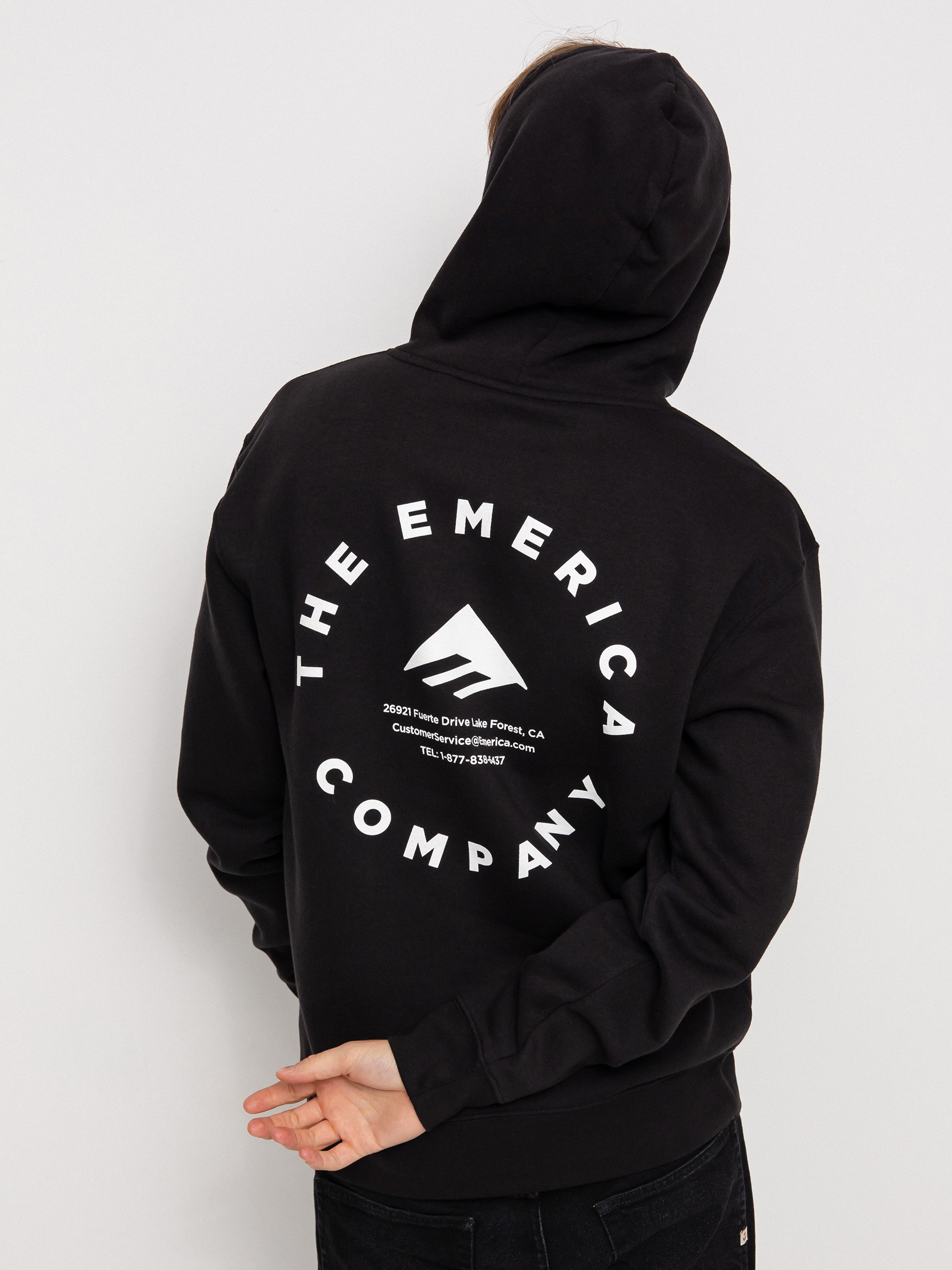Emerica Logo Lockup HD Hoodie (black)