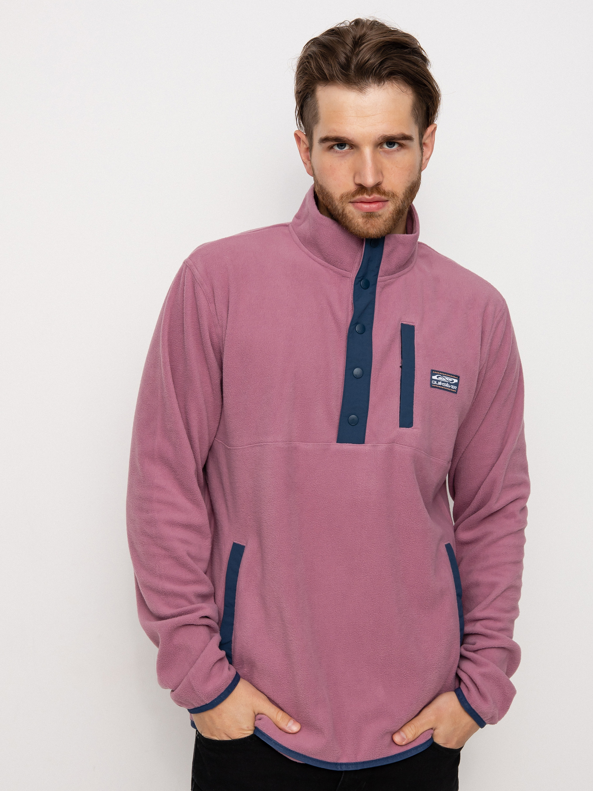 Quiksilver No Destination 2 Fleece - pink (dusty orchid)
