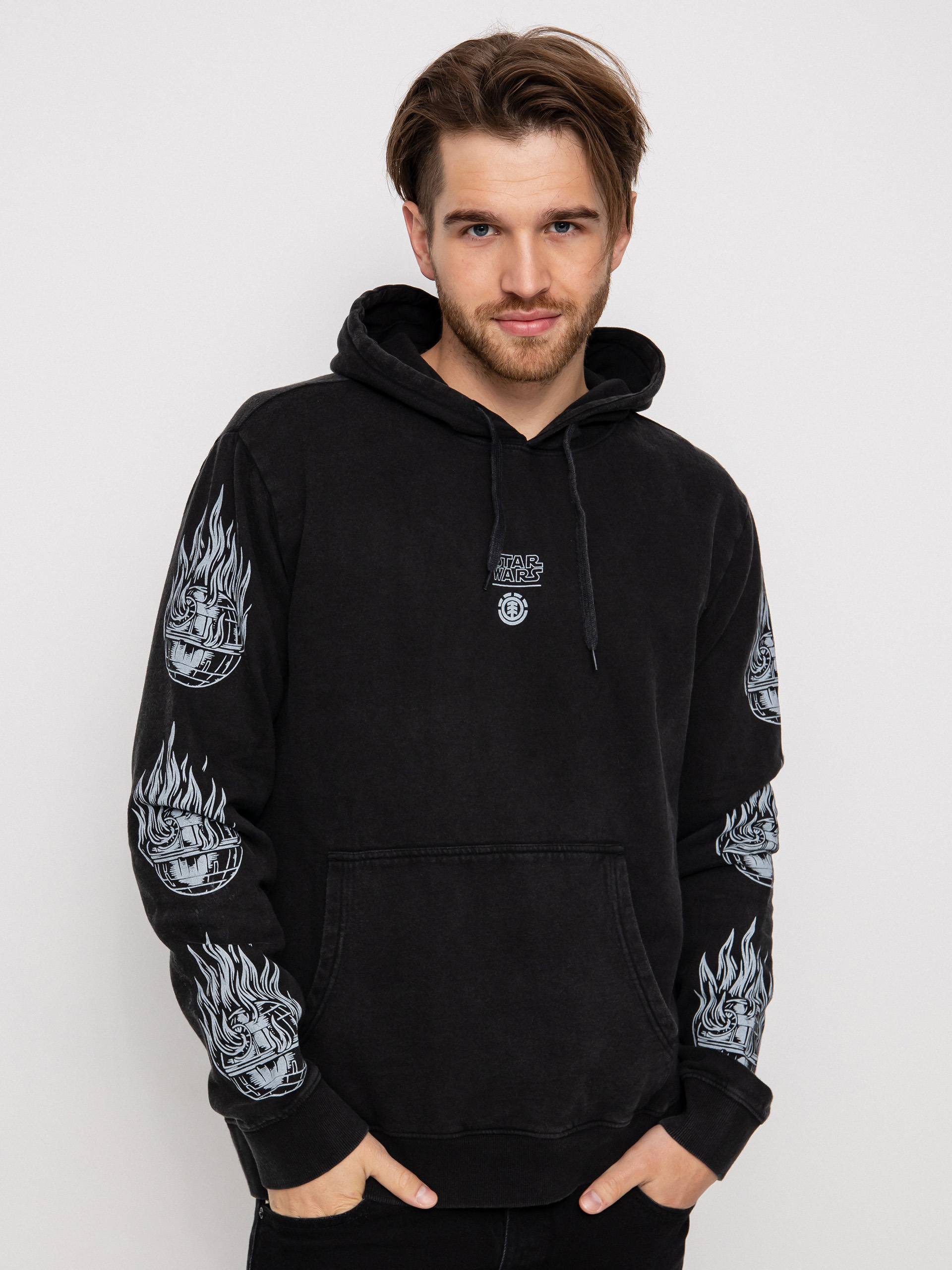 Element Deathstar Sweatshirt - black (washed black)