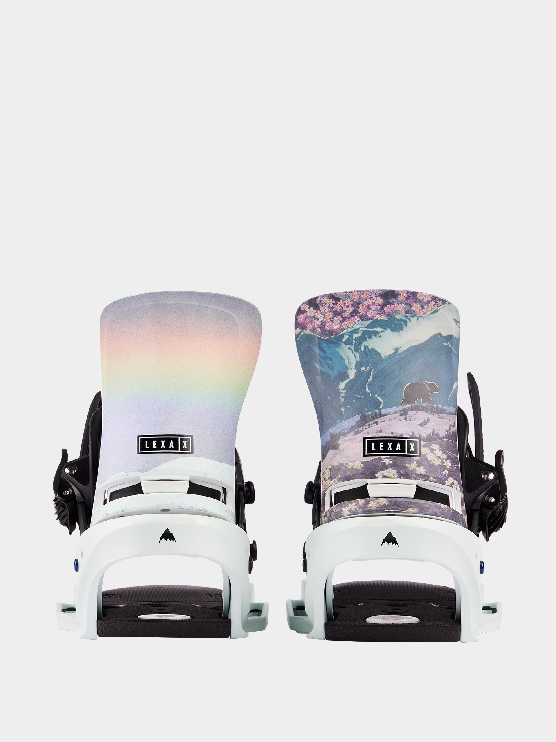 Burton Lexa X Est Snowboard bindings Wmn (light blue/collage)