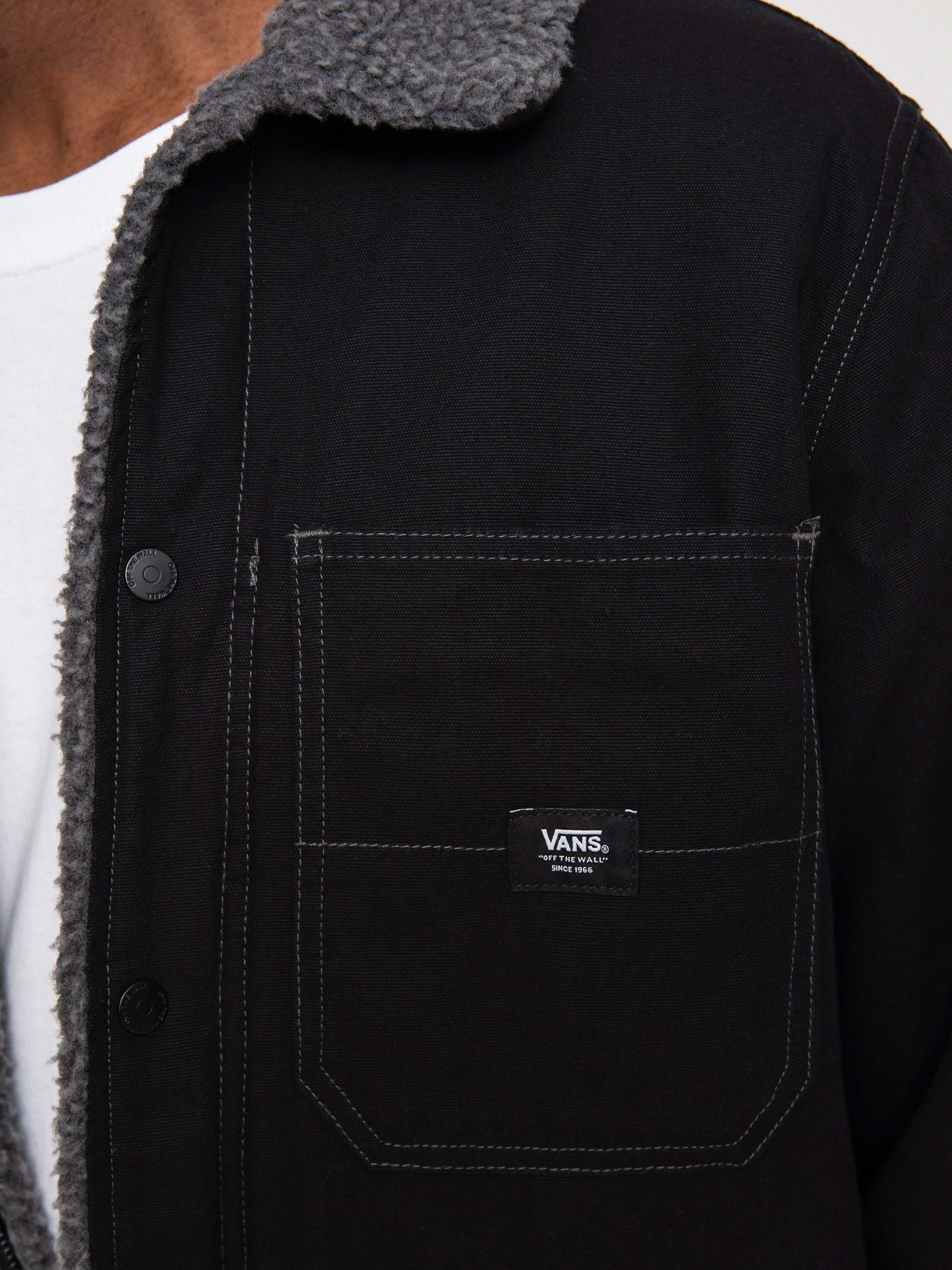 Vans Drill Chore Coat Jacket - black (black/asphalt)