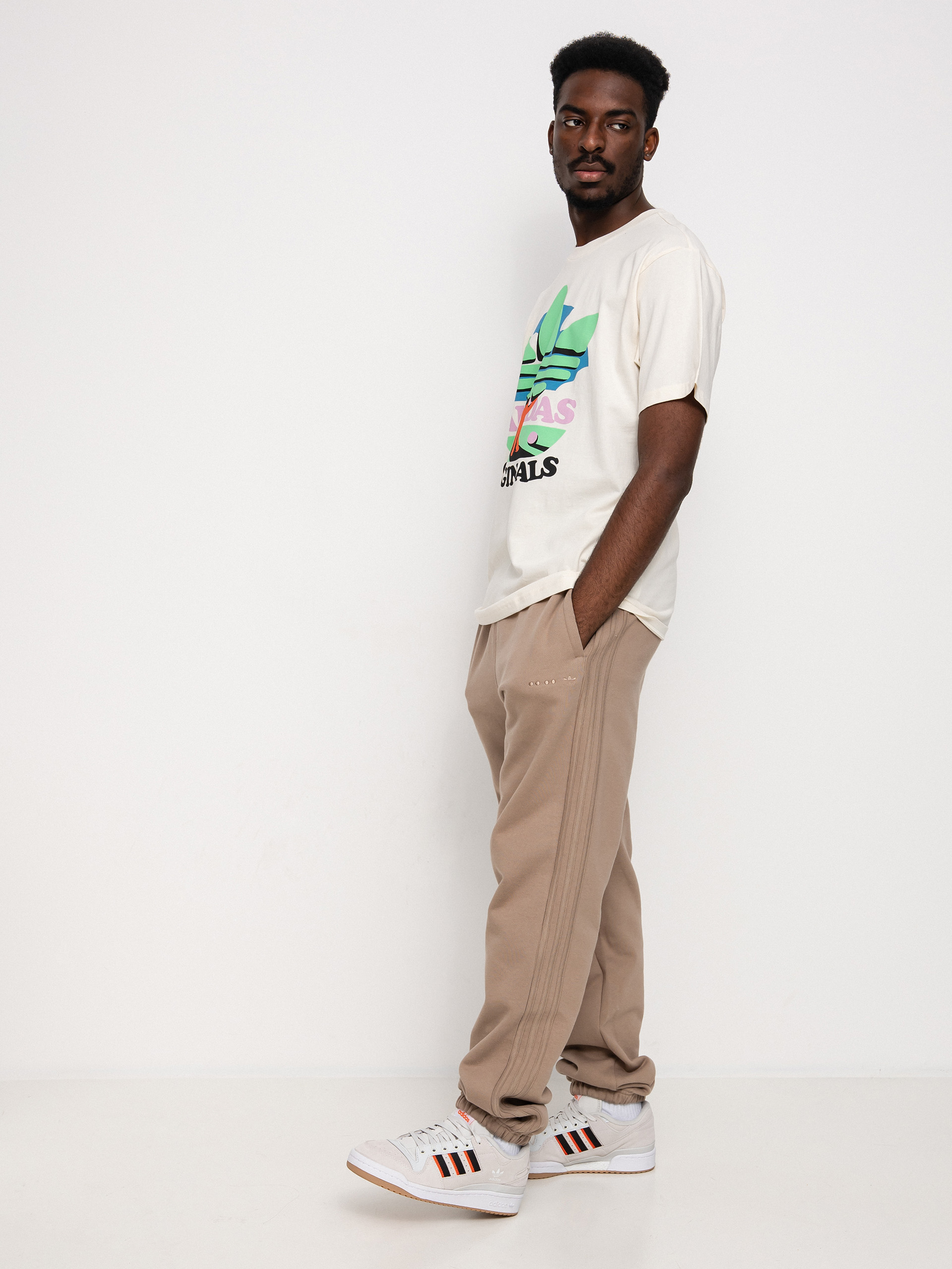adidas Originals Trefoil Tree T-shirt - beige (nondye)