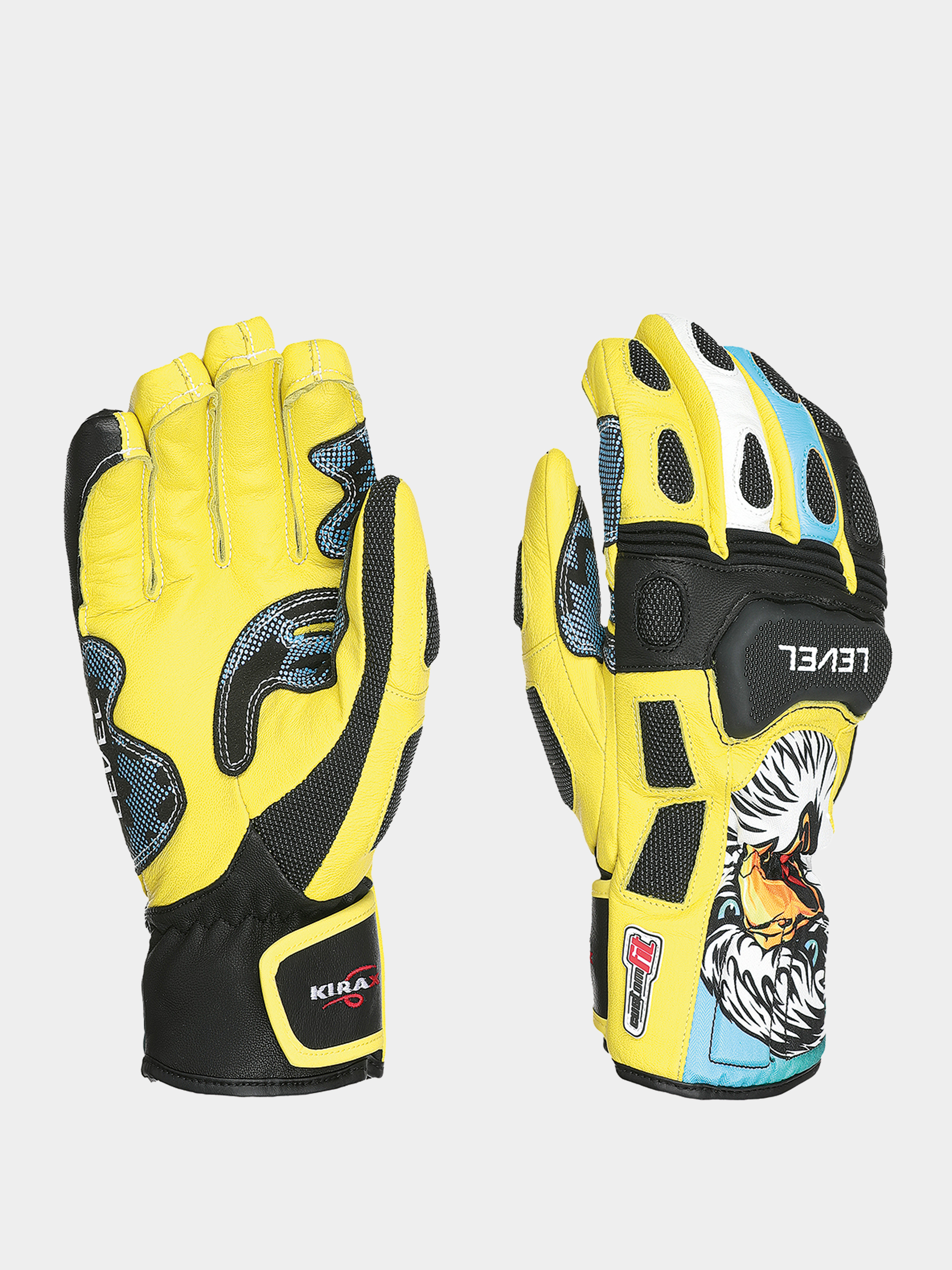 Level Sq Cf Gloves - yellow, multicolor (pk rainbow)