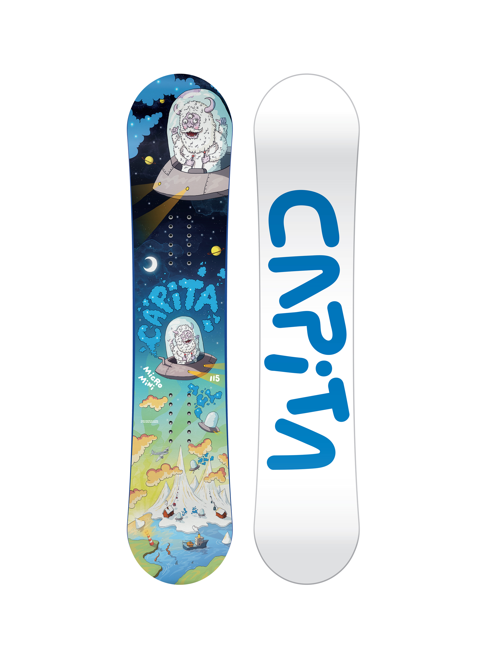 Capita Micro Mini JR Snowboard - multicolor (blue/white/blue)