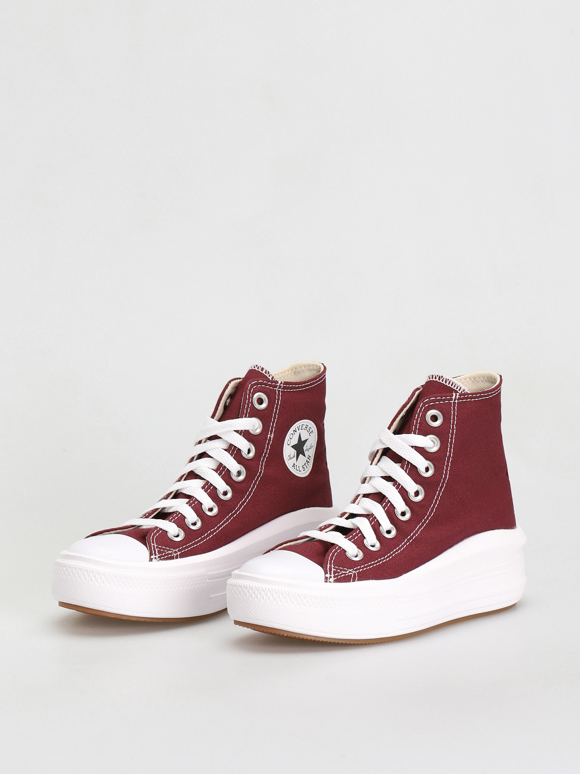 Converse Chuck Taylor All Star Move Hi Shoes Wmn (dark beetroot/white ...