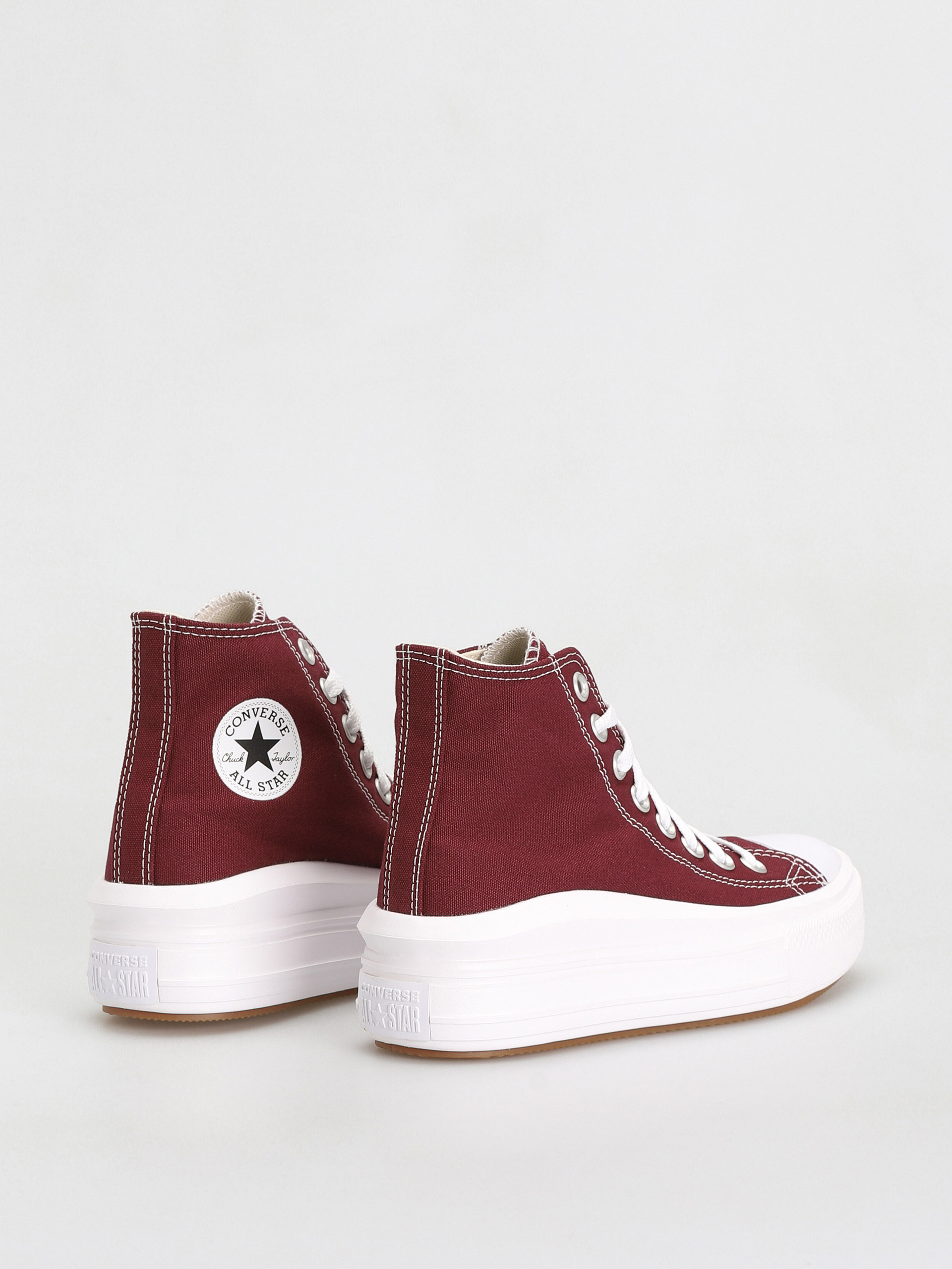 Converse Chuck Taylor All Star Move Hi Schuhe Wmn - Weinrot (dark ...
