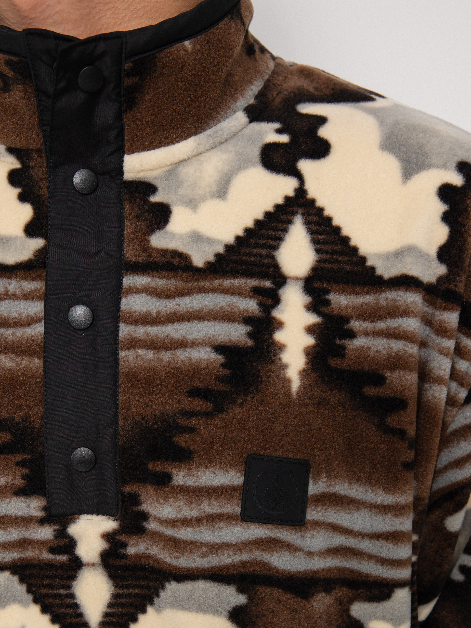 Volcom Error92 Mock Neck Sweatshirt (whitecap grey)