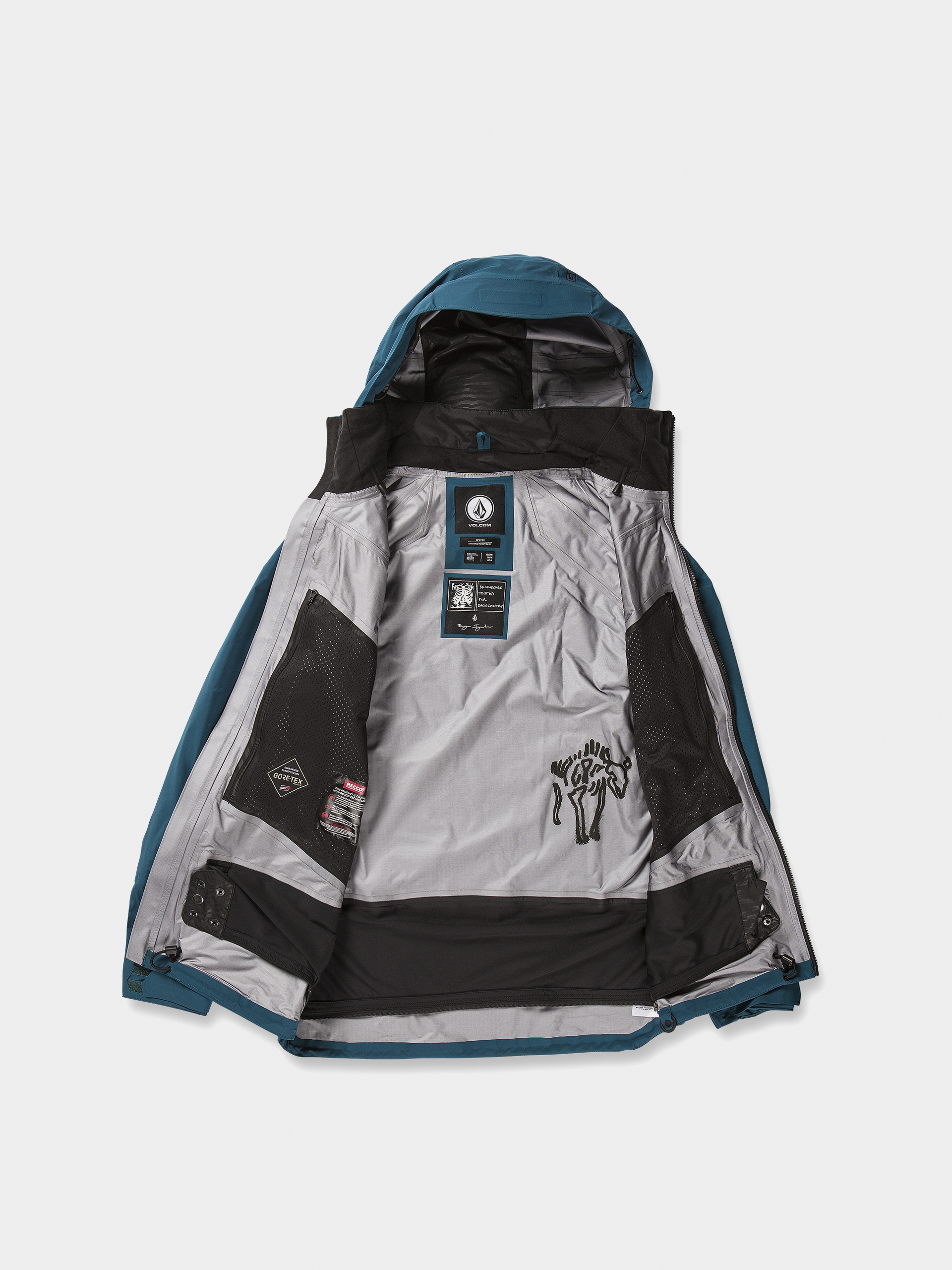 Volcom Guch Stretch Gore Snowboard jacket (slate blue)