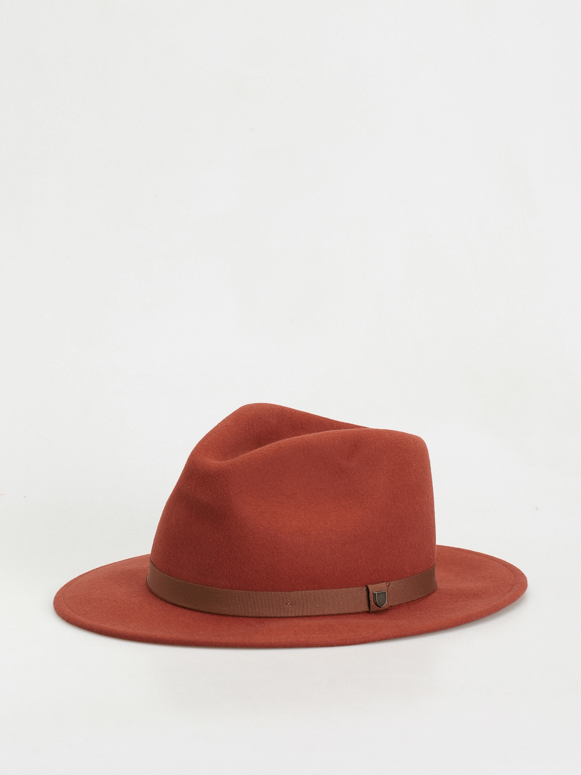 Brixton Messer Packable Fedora Hat (burnt henna)