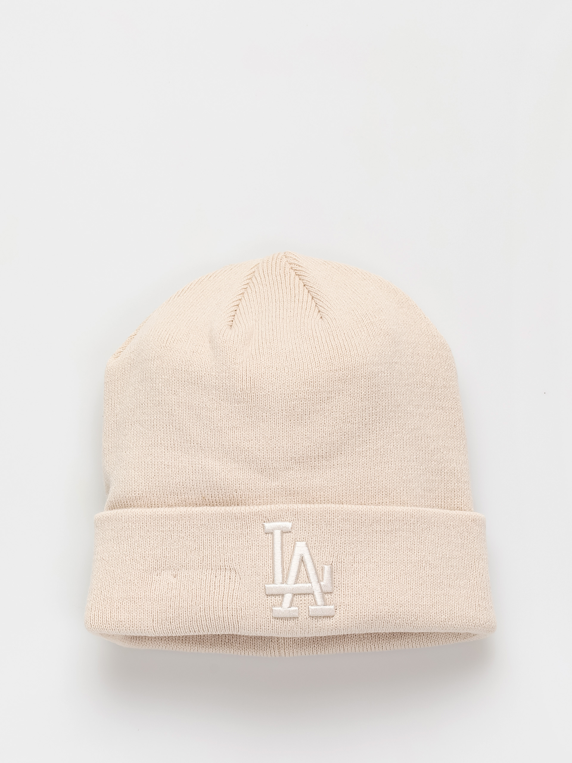 New Era League Essential Los Angeles Dodgers Beanie Wmn - grey (stone)