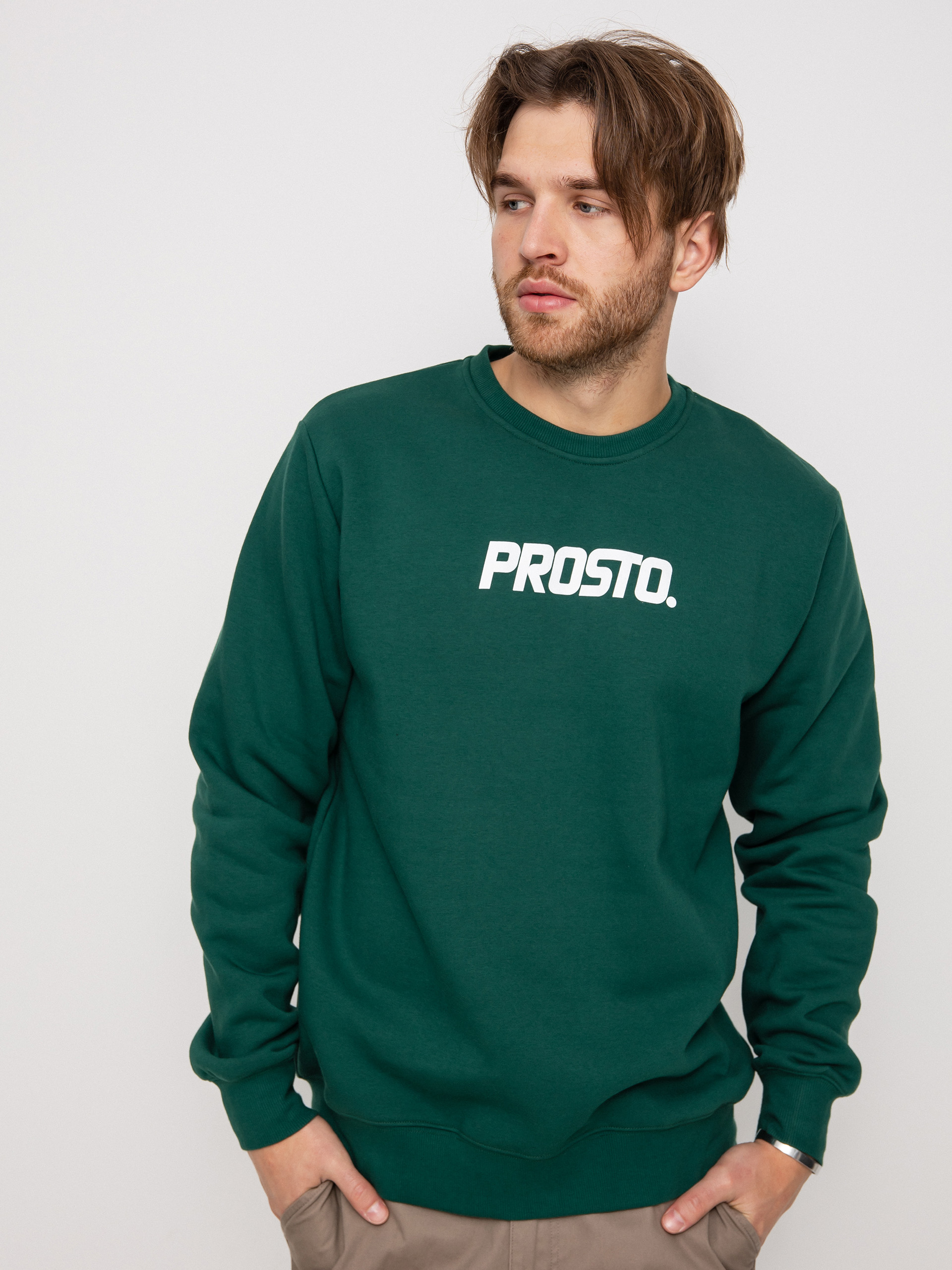Prosto Logo Sweatshirt - green (green)