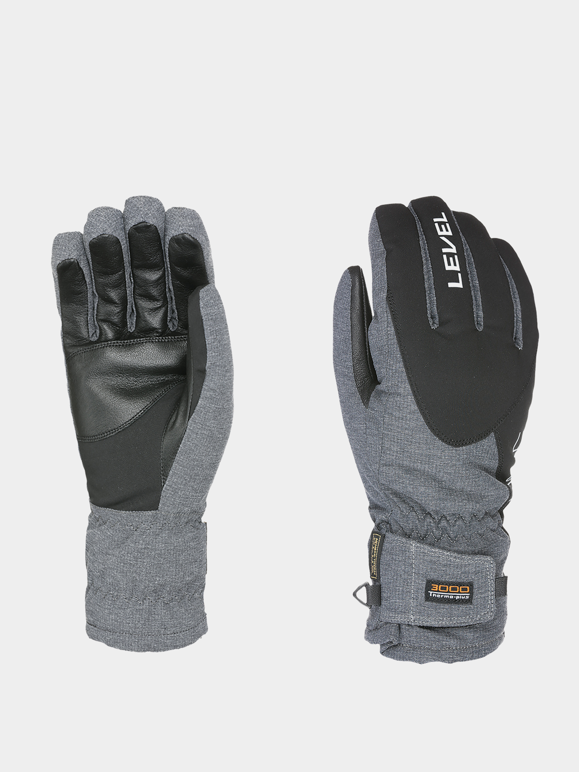 Level Gloves Alpine - grey (pk black)