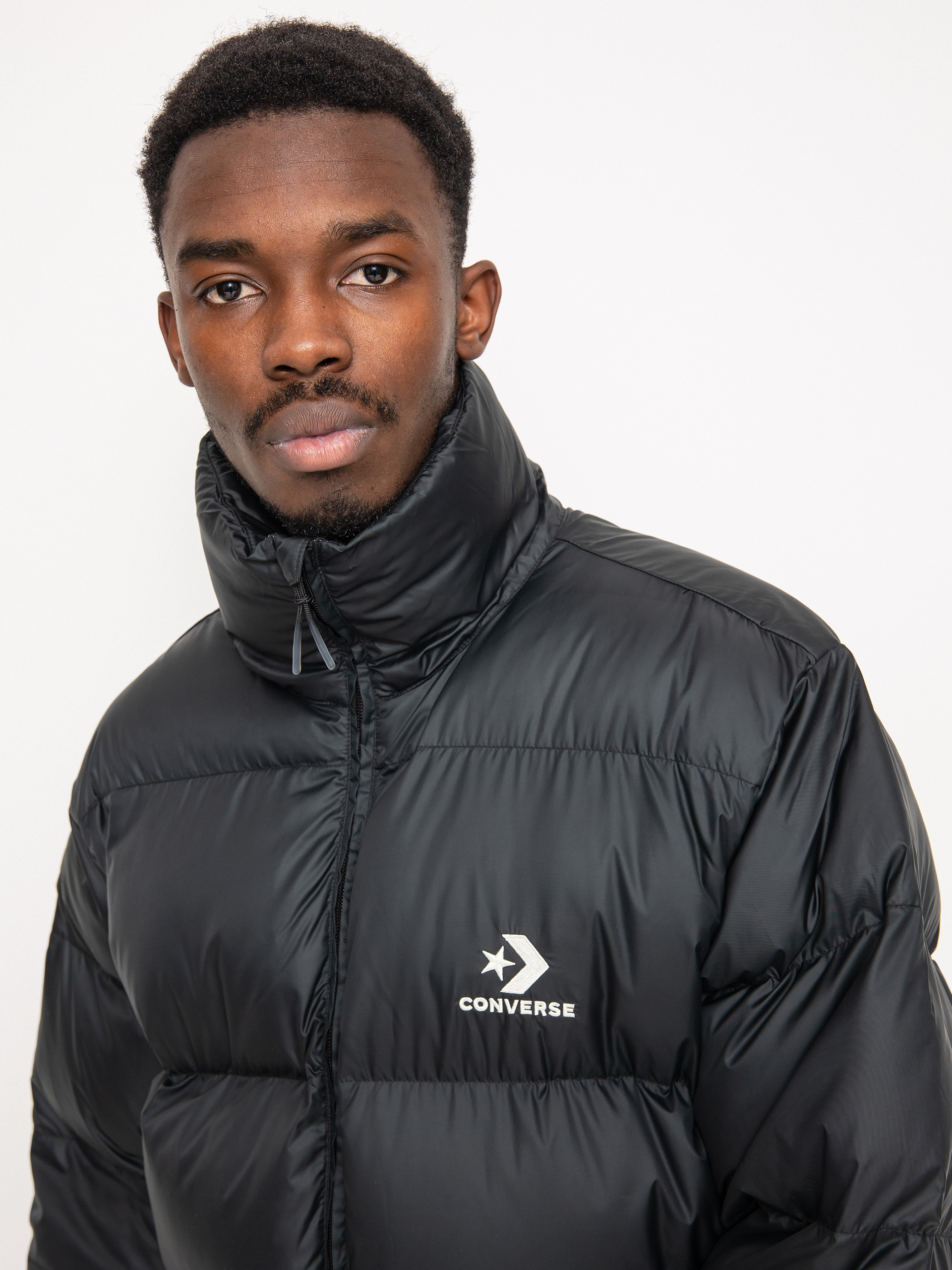 Converse Patch Pocket Core Puffer Jacket - black (black)