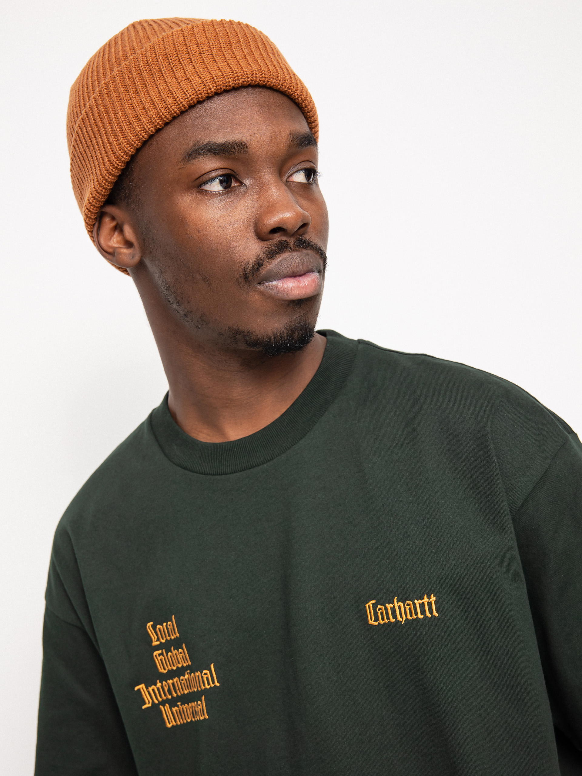 Carhartt WIP Letterman T-shirt (dark cedar/ochre)