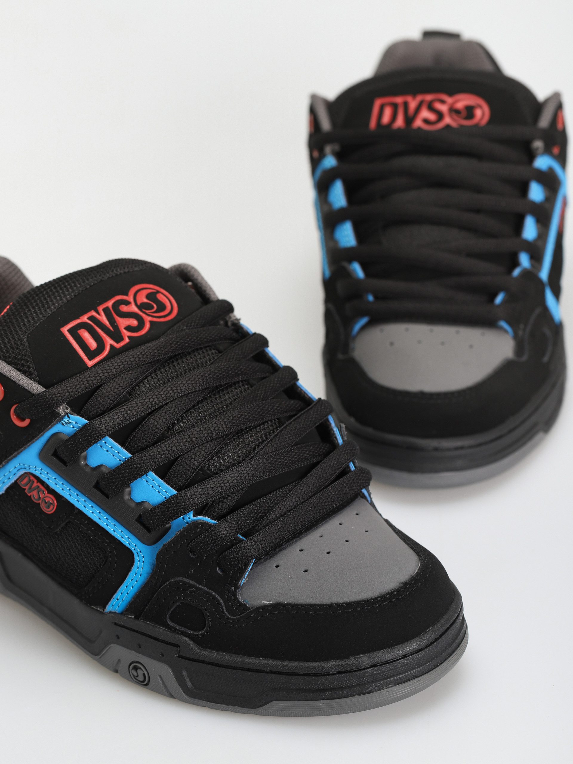 DVS Comanche Shoes (black blue red nubuck)