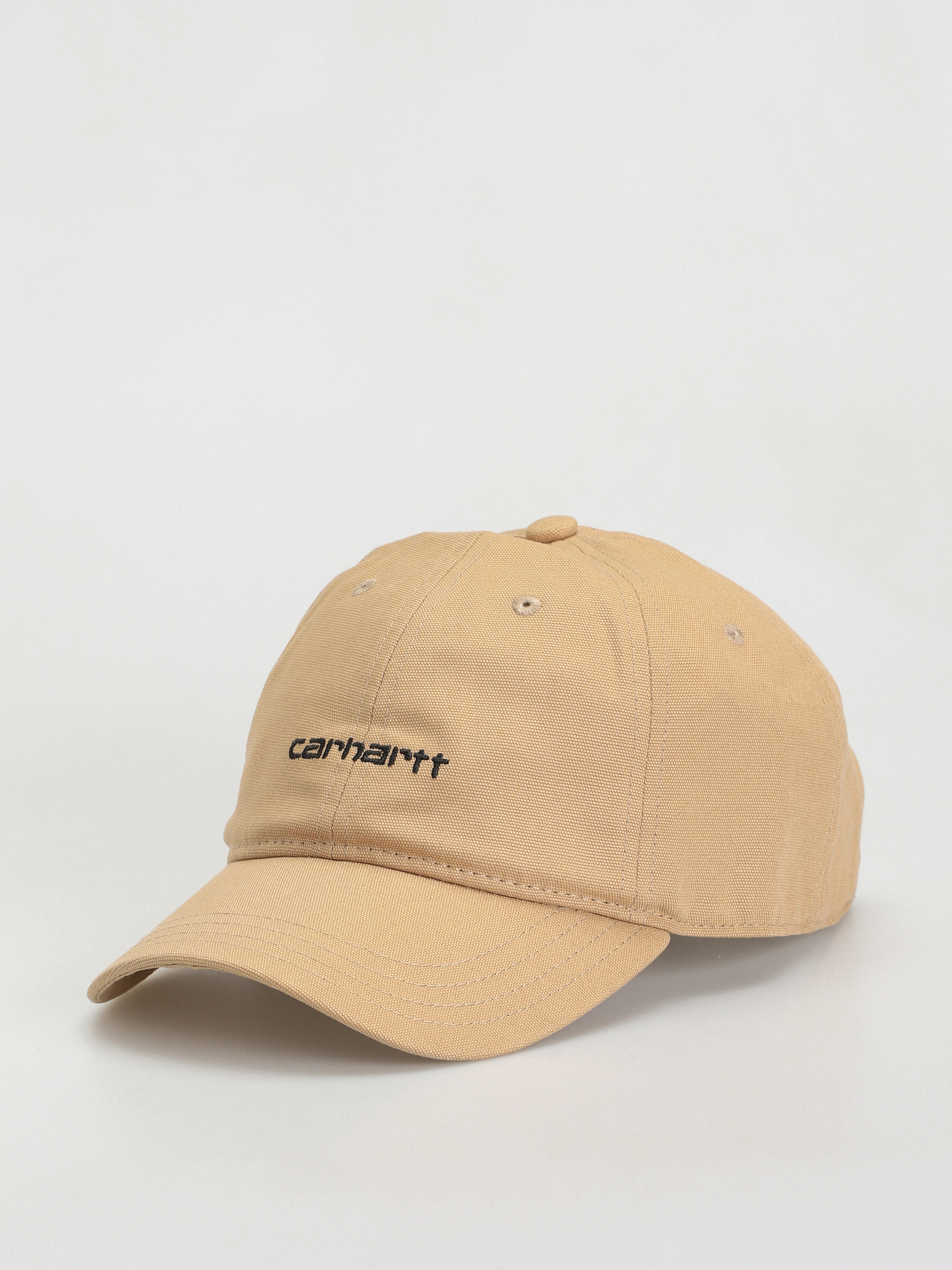 Carhartt WIP Canvas Script Cap (dusty h brown/black)