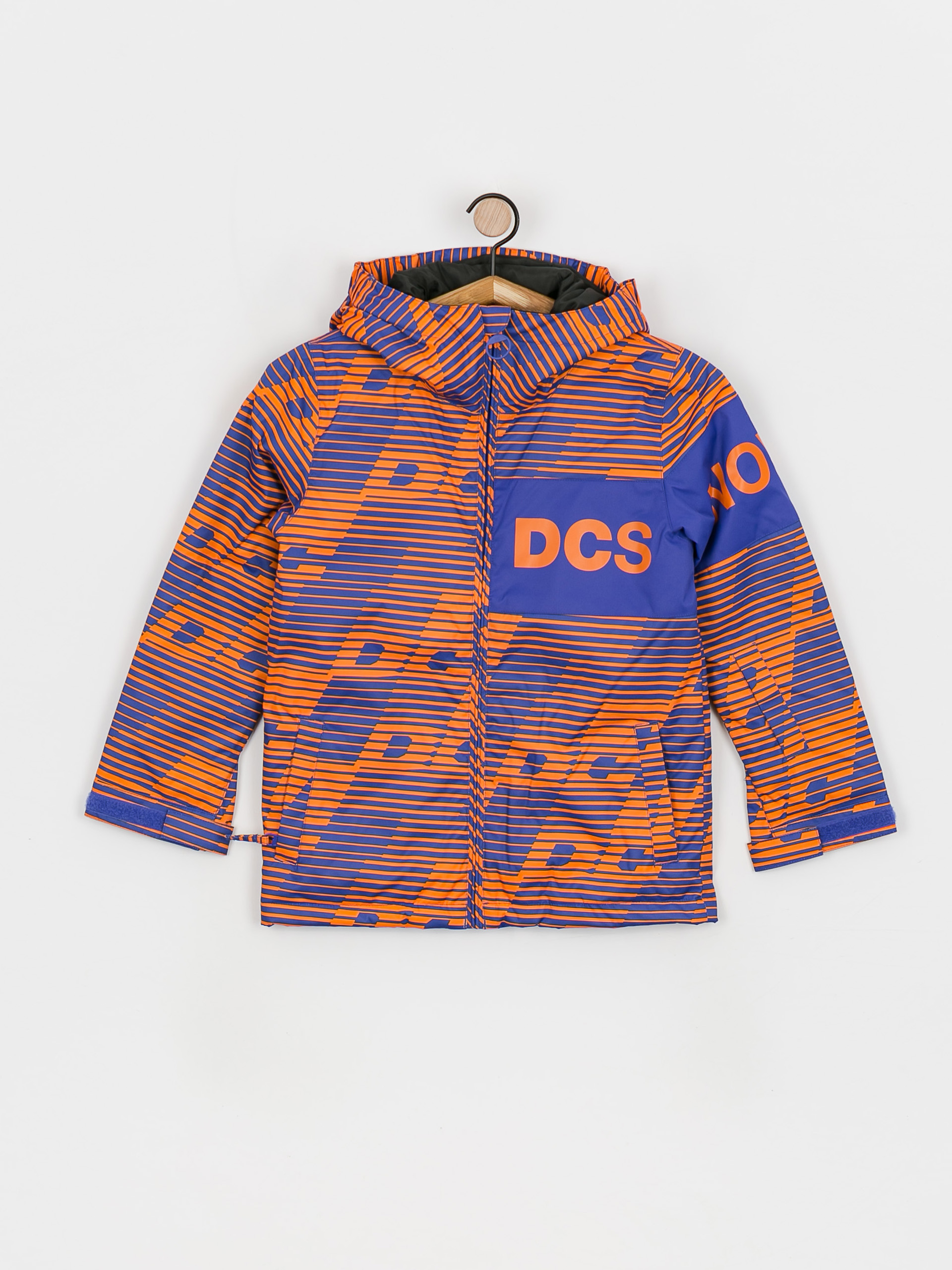 DC Propaganda JR Snowboard jacket - blue, orange (dc dash royal blue)