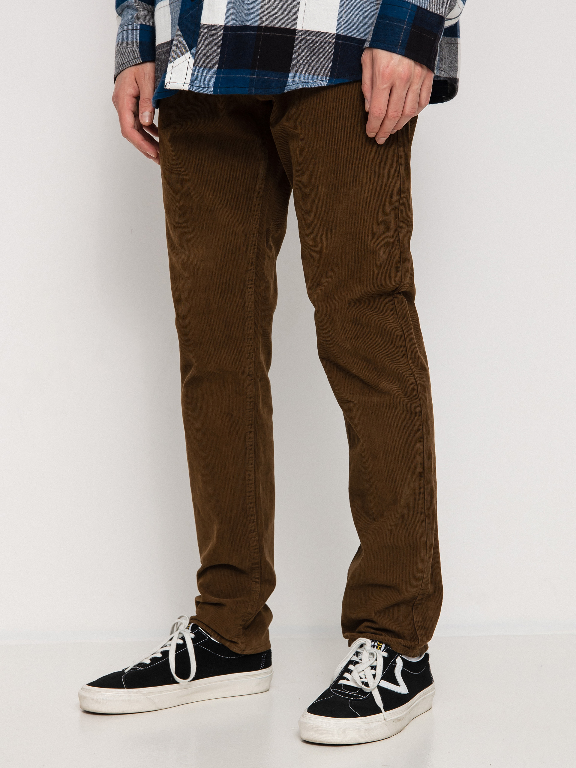RVCA Daggers Pigment Cord Pants - brown (bombay brown)