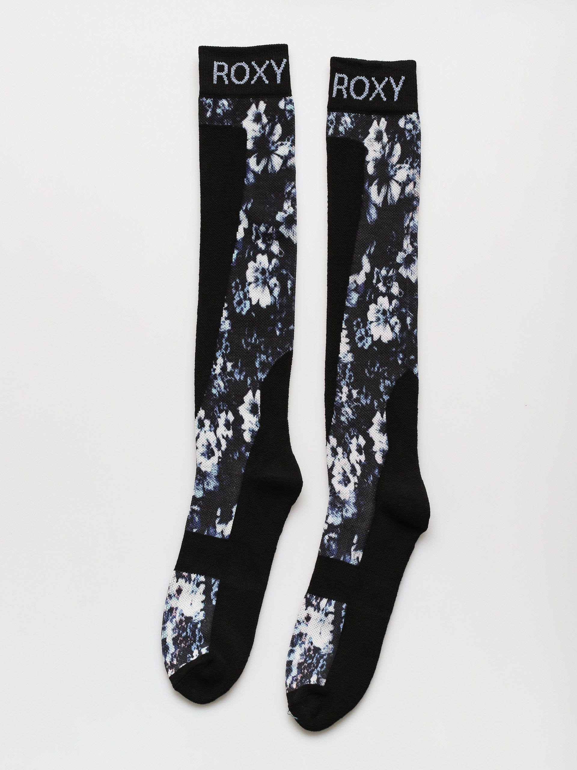 Roxy Paloma Socks Wmn (true black black flowers)
