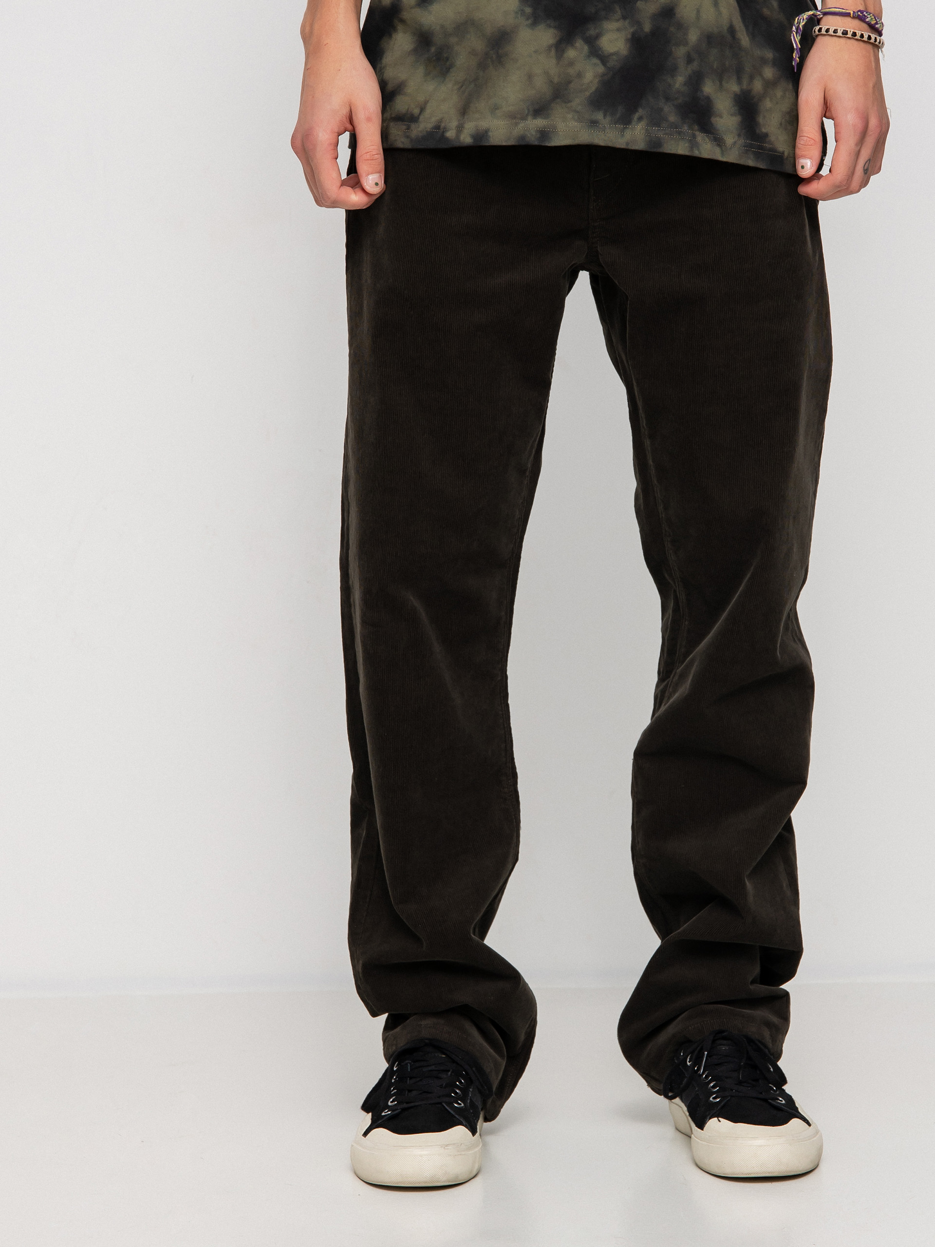 Volcom Solver 5 Pocket Cord Pants - black (rinsed black)