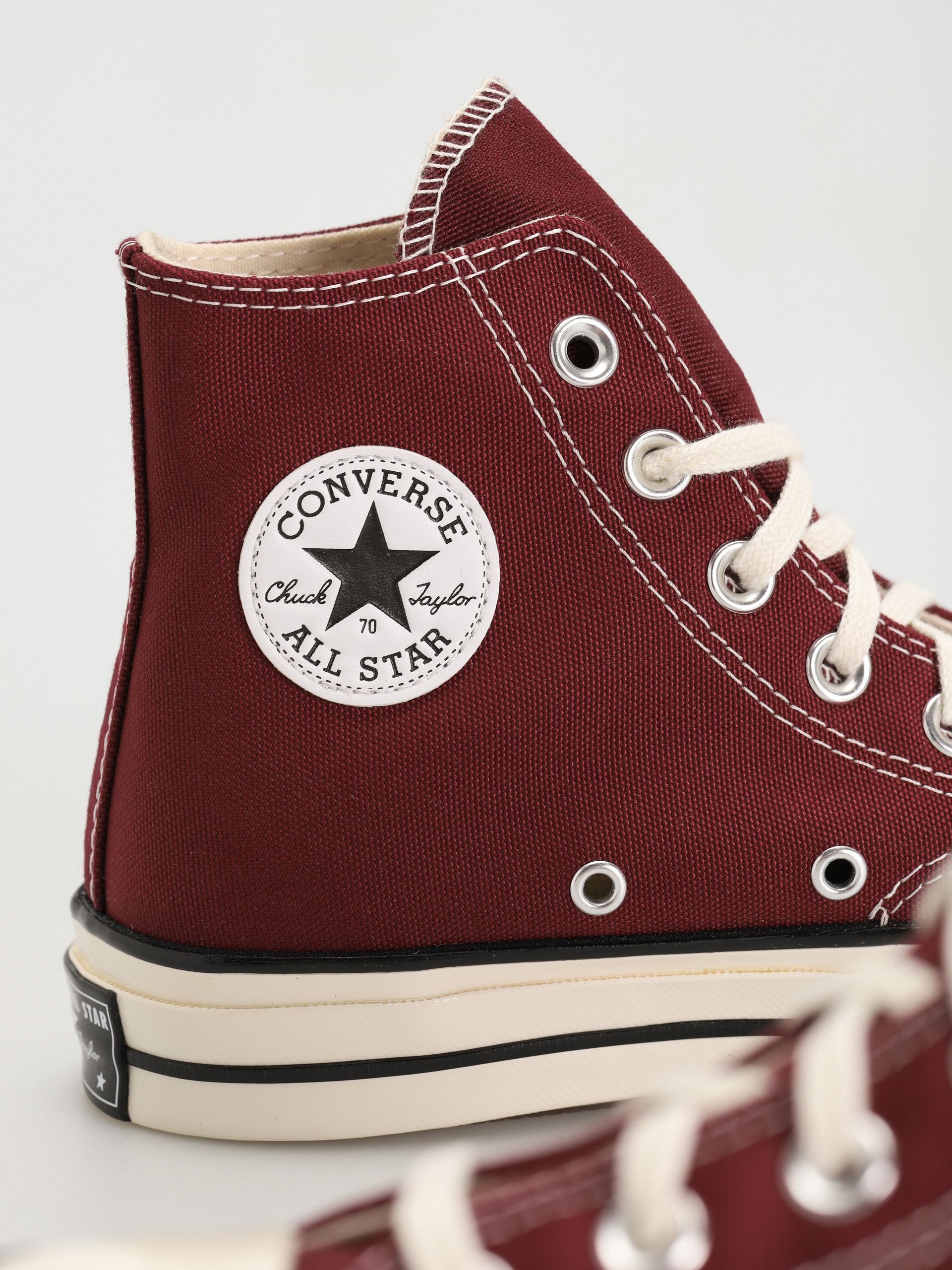 Converse Chuck 70 Hi Chucks Burgundy Dark Beetroot Egret Black