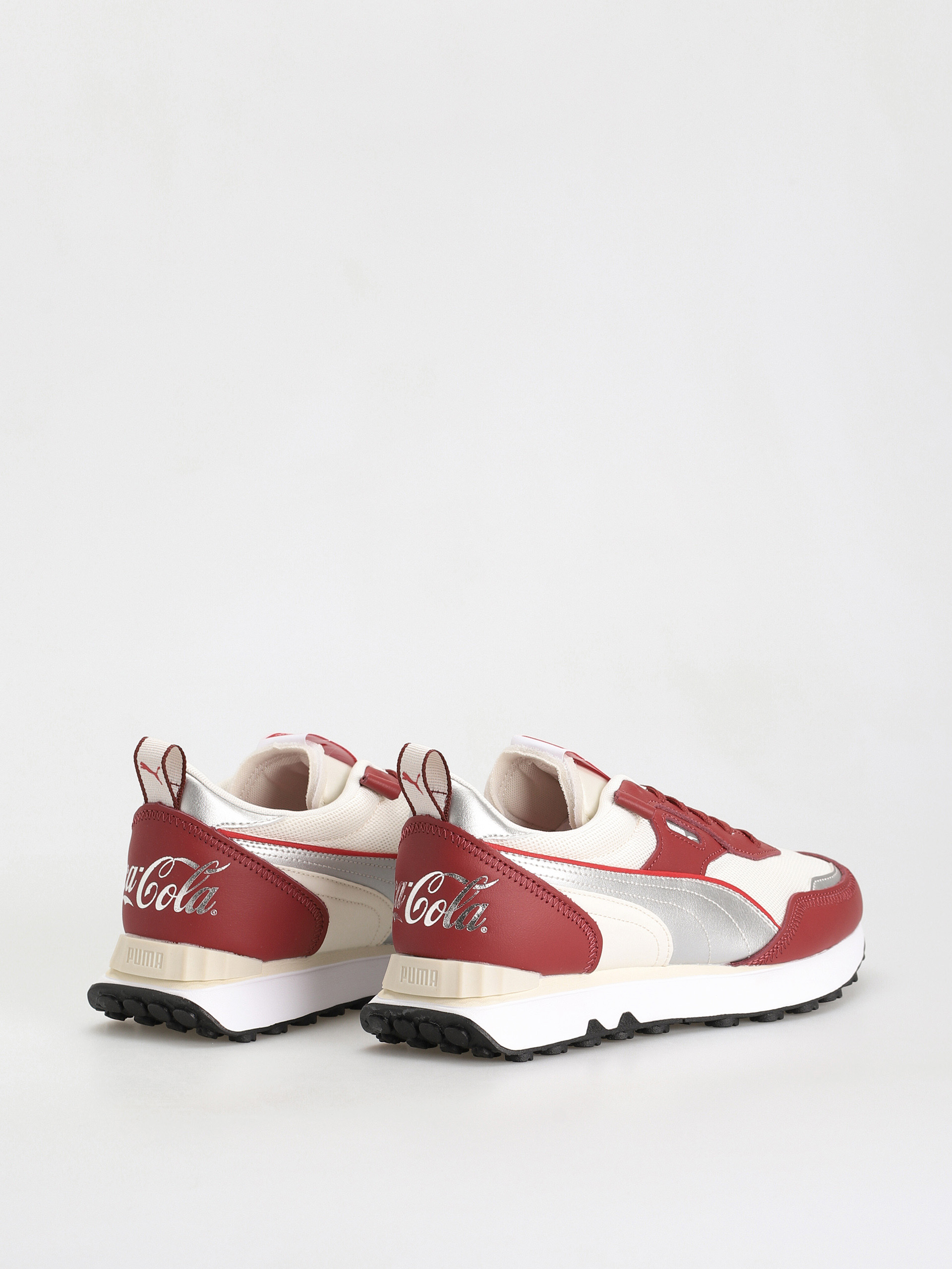 Puma X Coca Cola Rider Fv Schuhe - Mehrfarbig (intense red/puma silver/ivory glow)
