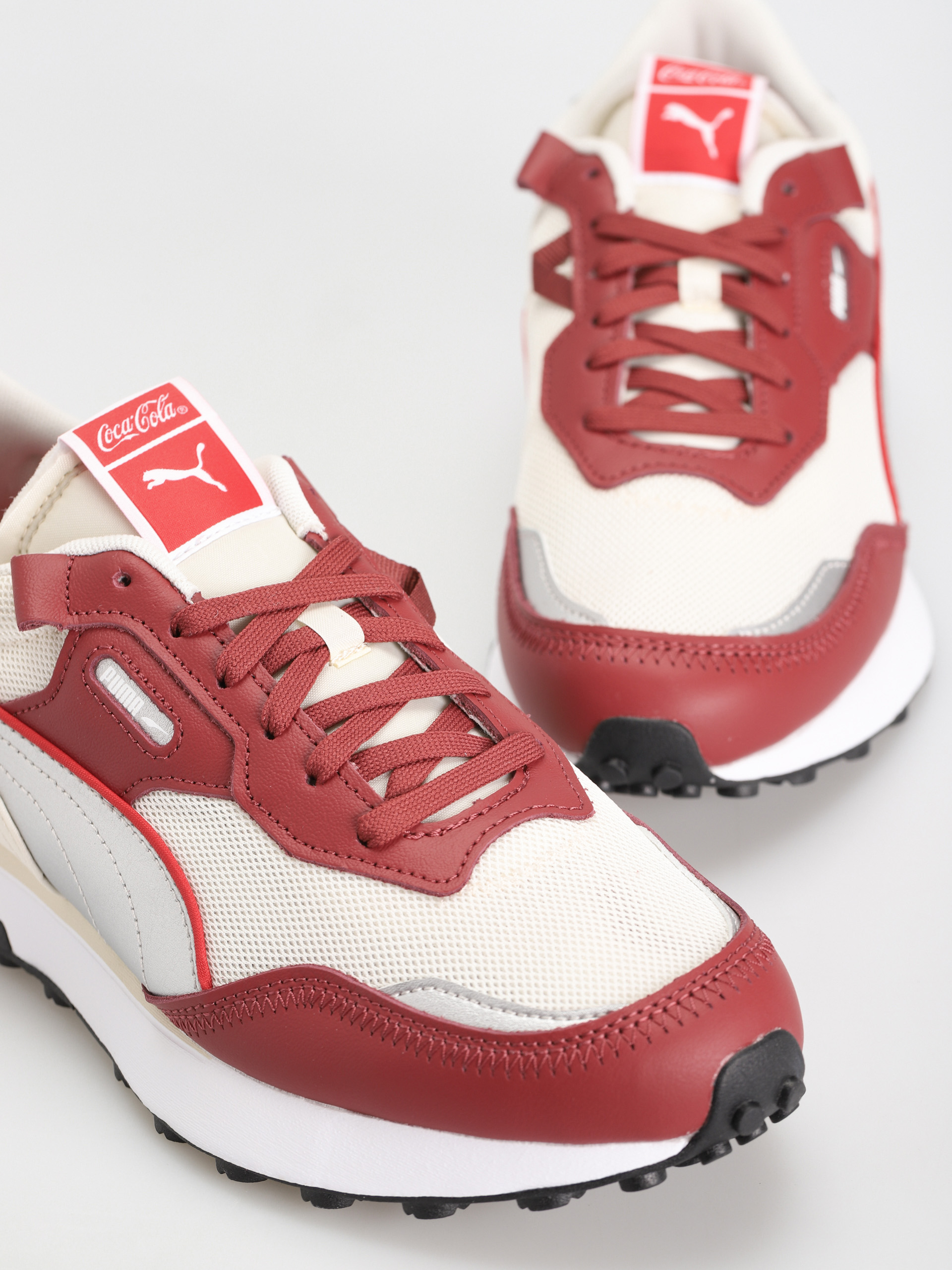 Puma X Coca Cola Rider Fv Shoes (intense red/puma silver/ivory glow)