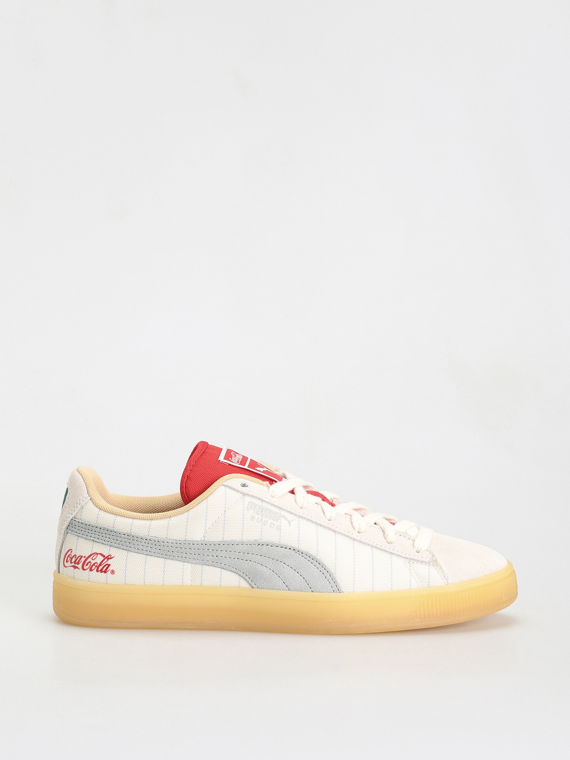 Puma X Coca Cola Suede Shoes (ivory glow/slate)