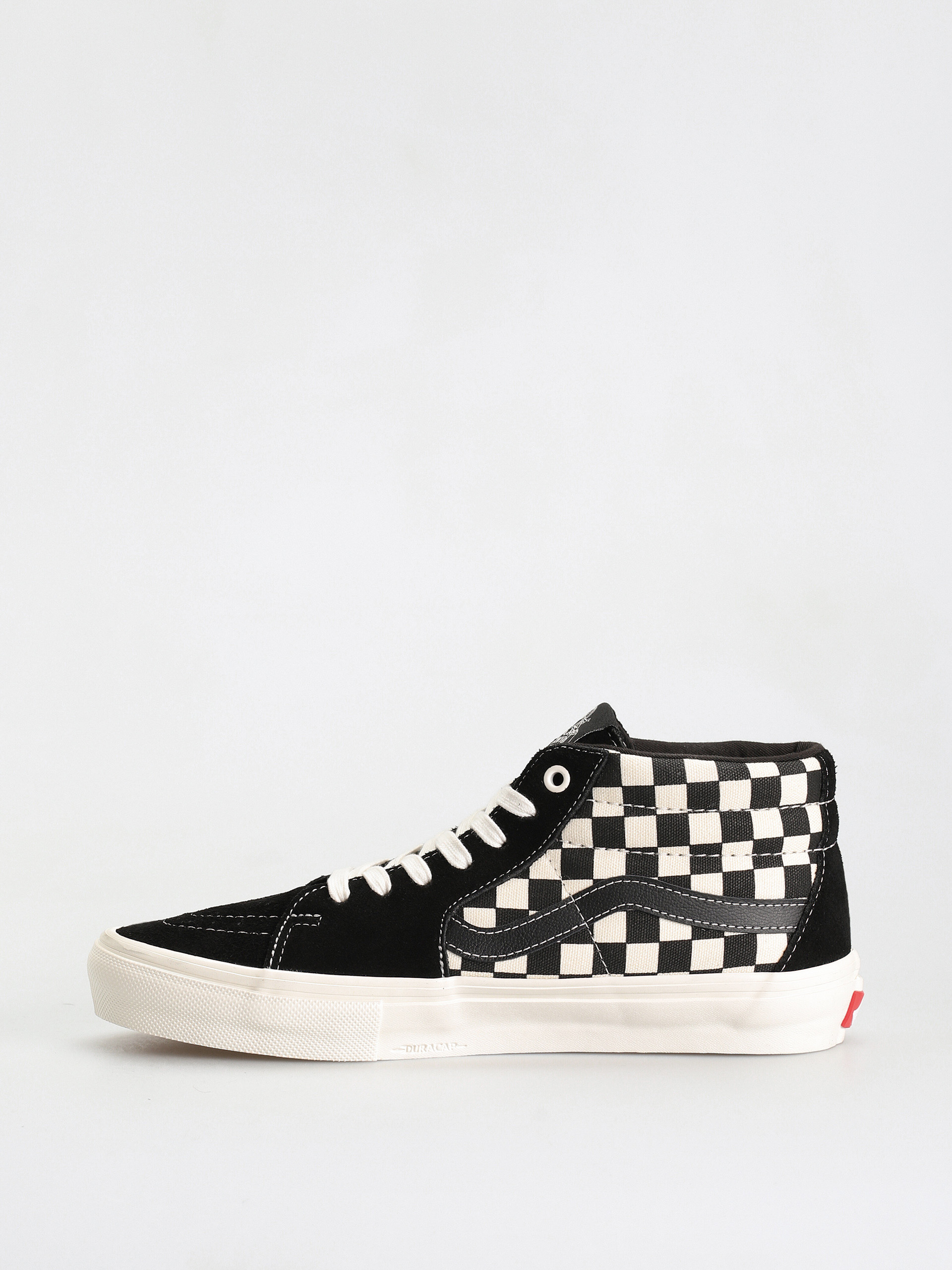 Vans Skate Grosso Mid Shoes - black (checkerboard black/marshmallow)