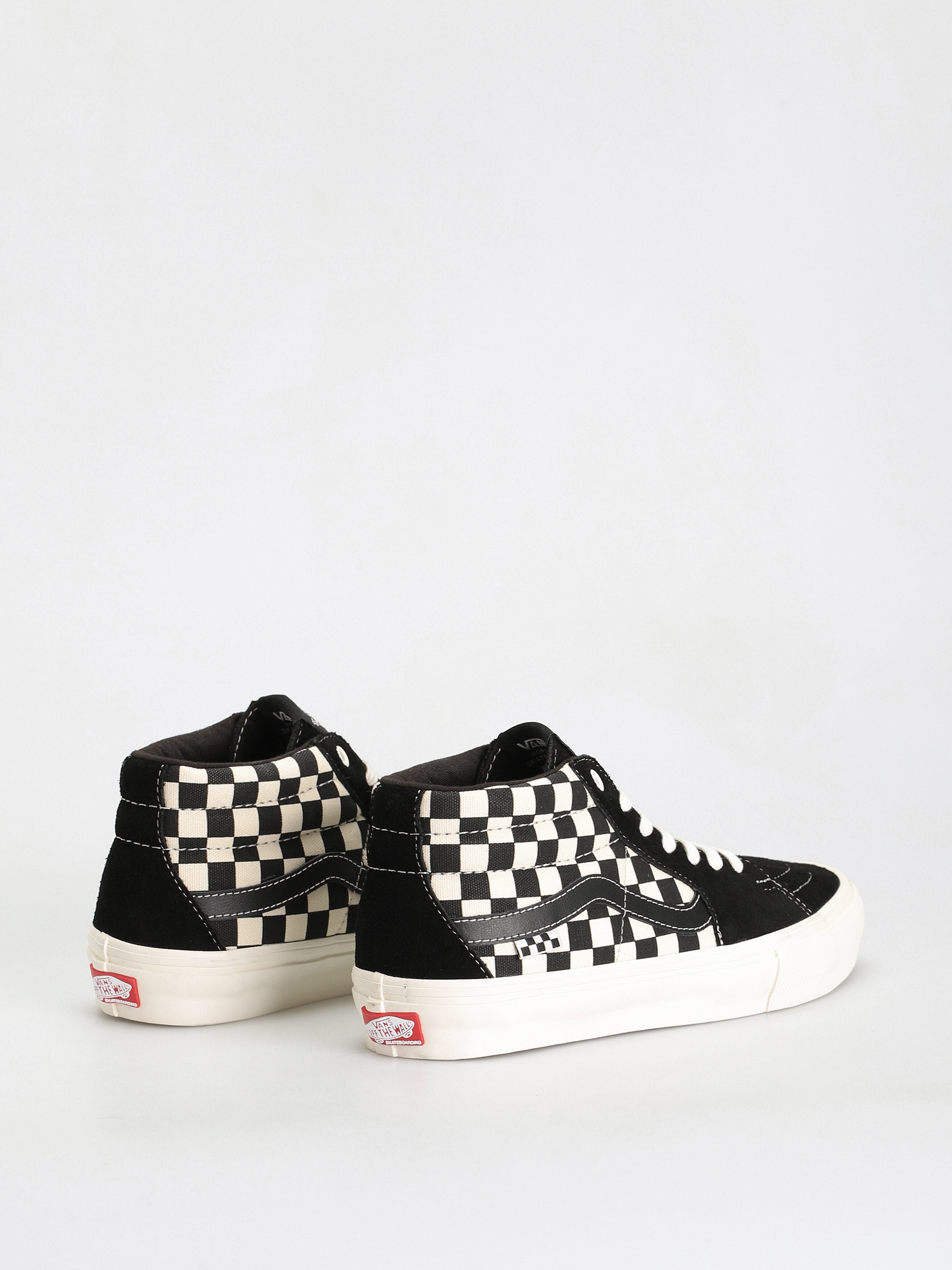 Vans Skate Grosso Mid Shoes - black (checkerboard black/marshmallow)