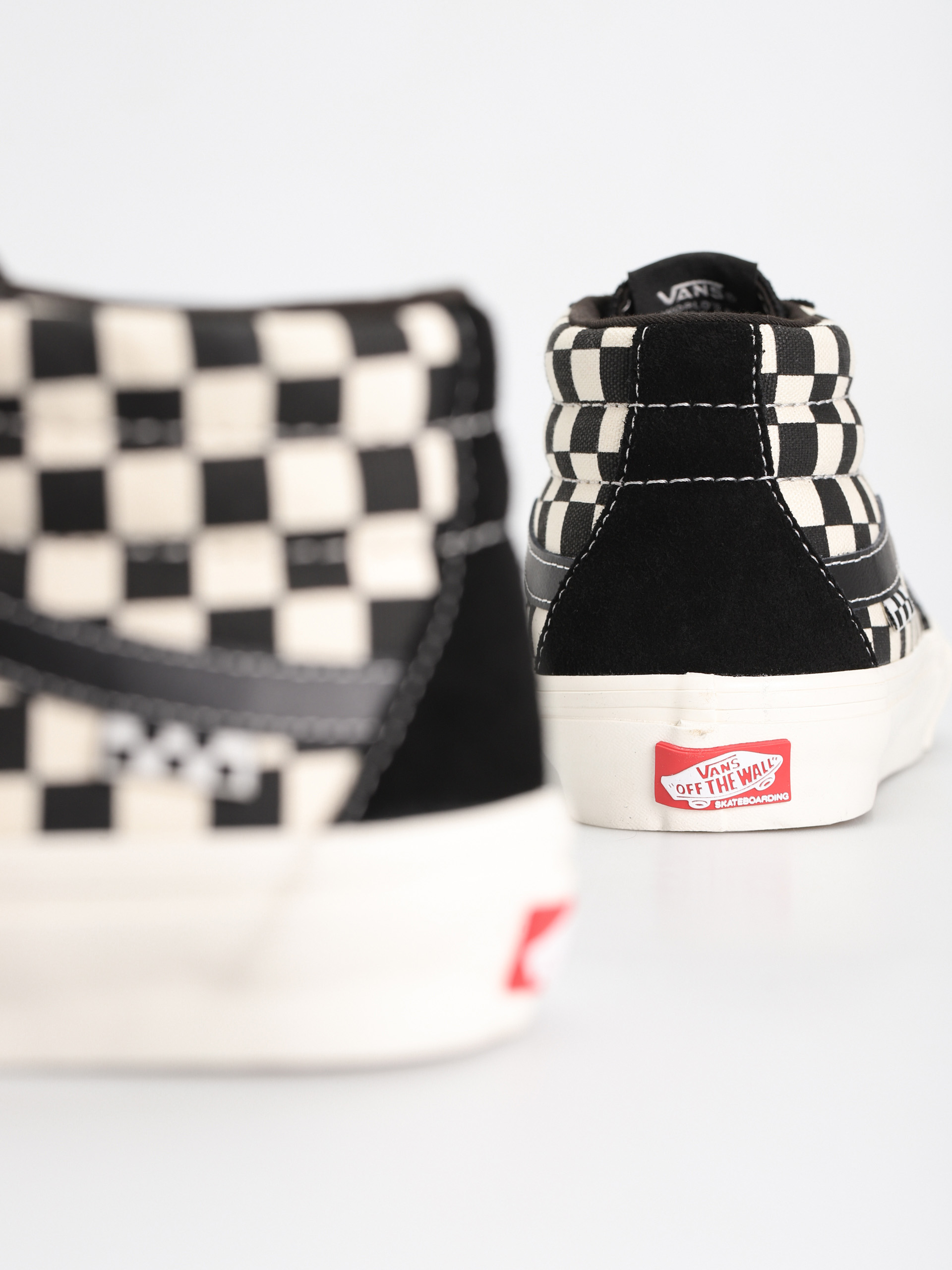 Vans Skate Grosso Mid Shoes - black (checkerboard black/marshmallow)