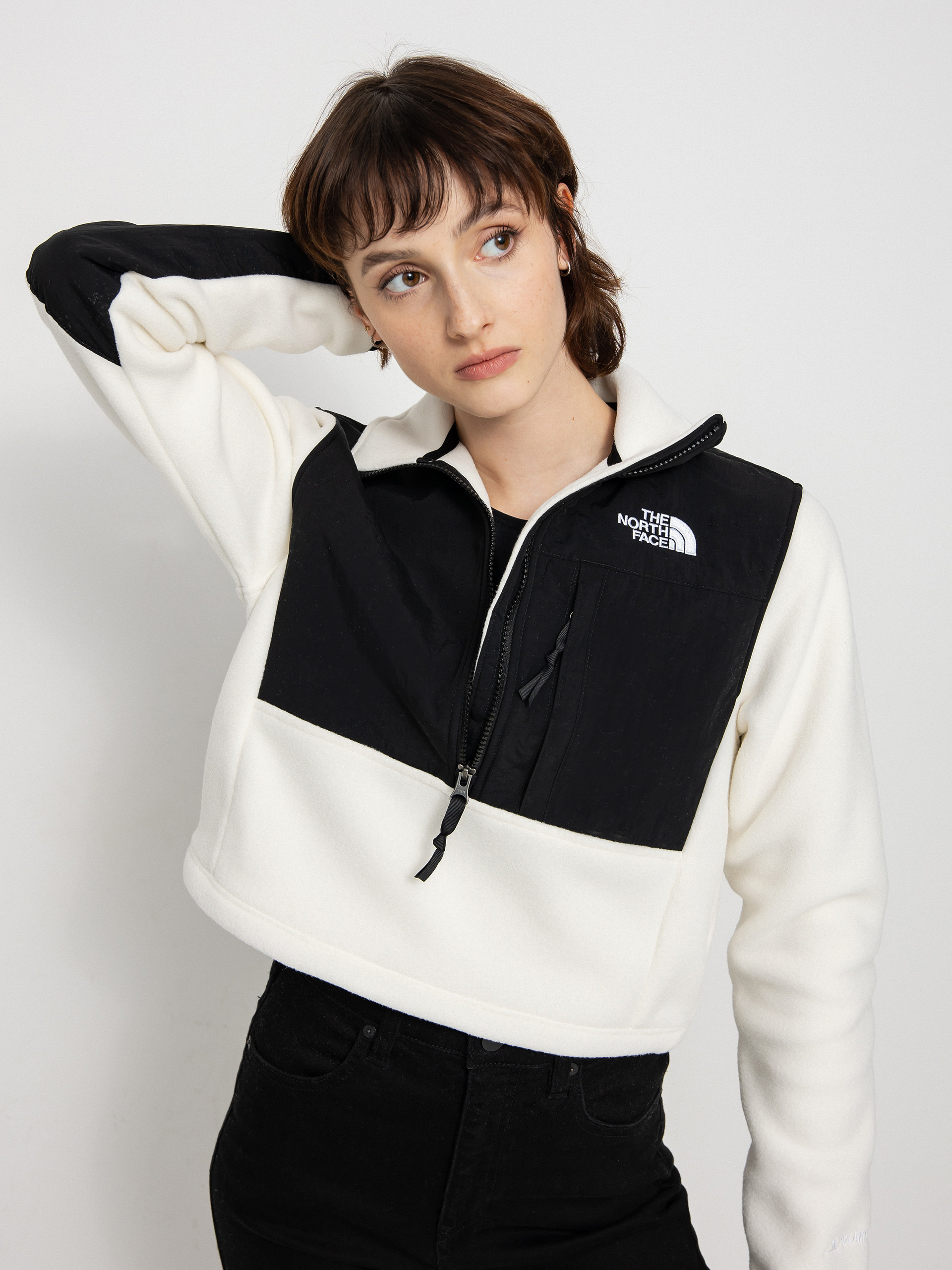 The North Face Denali Crop Fleece Wmn (gardenia white)
