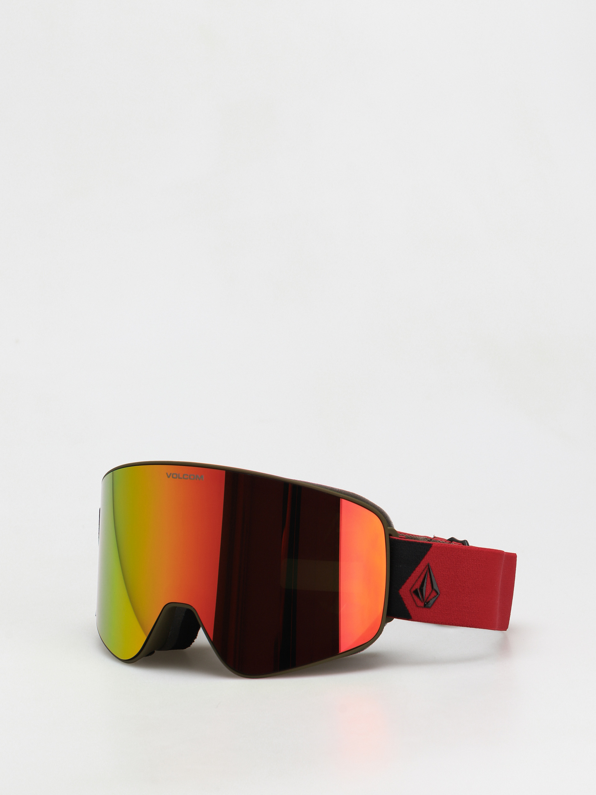 Volcom Odyssey Goggles - red (charamel/red red chrome)