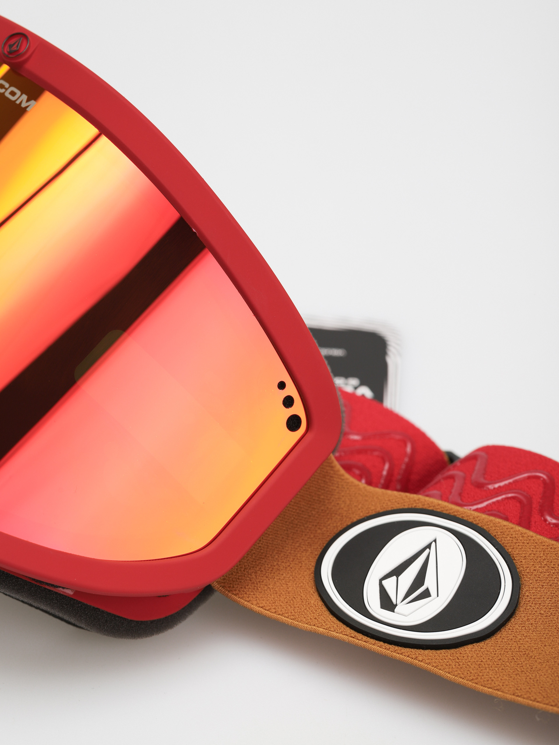 Volcom Footprints Goggles - red (red/charamel red chrome)